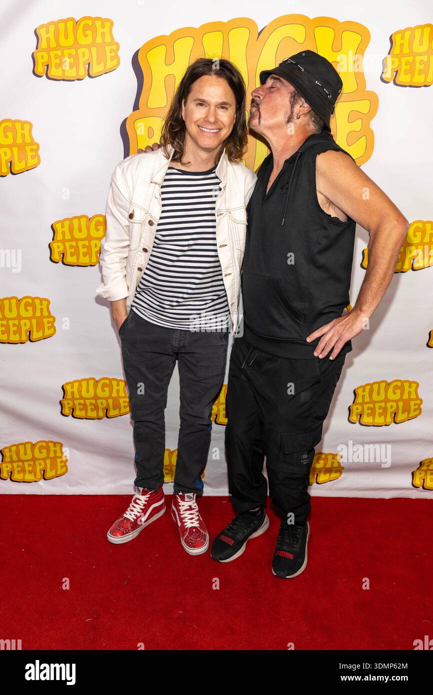 HUGH Peeple Musicians Robin Diaz, Danny Saber attends Christine Peake's ...