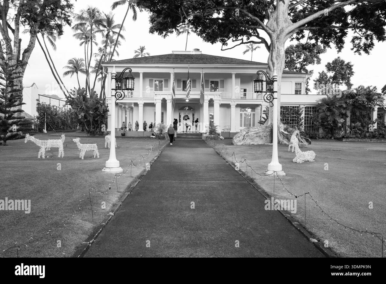 Washington Place, the official residence of the Governor of Hawaii ...