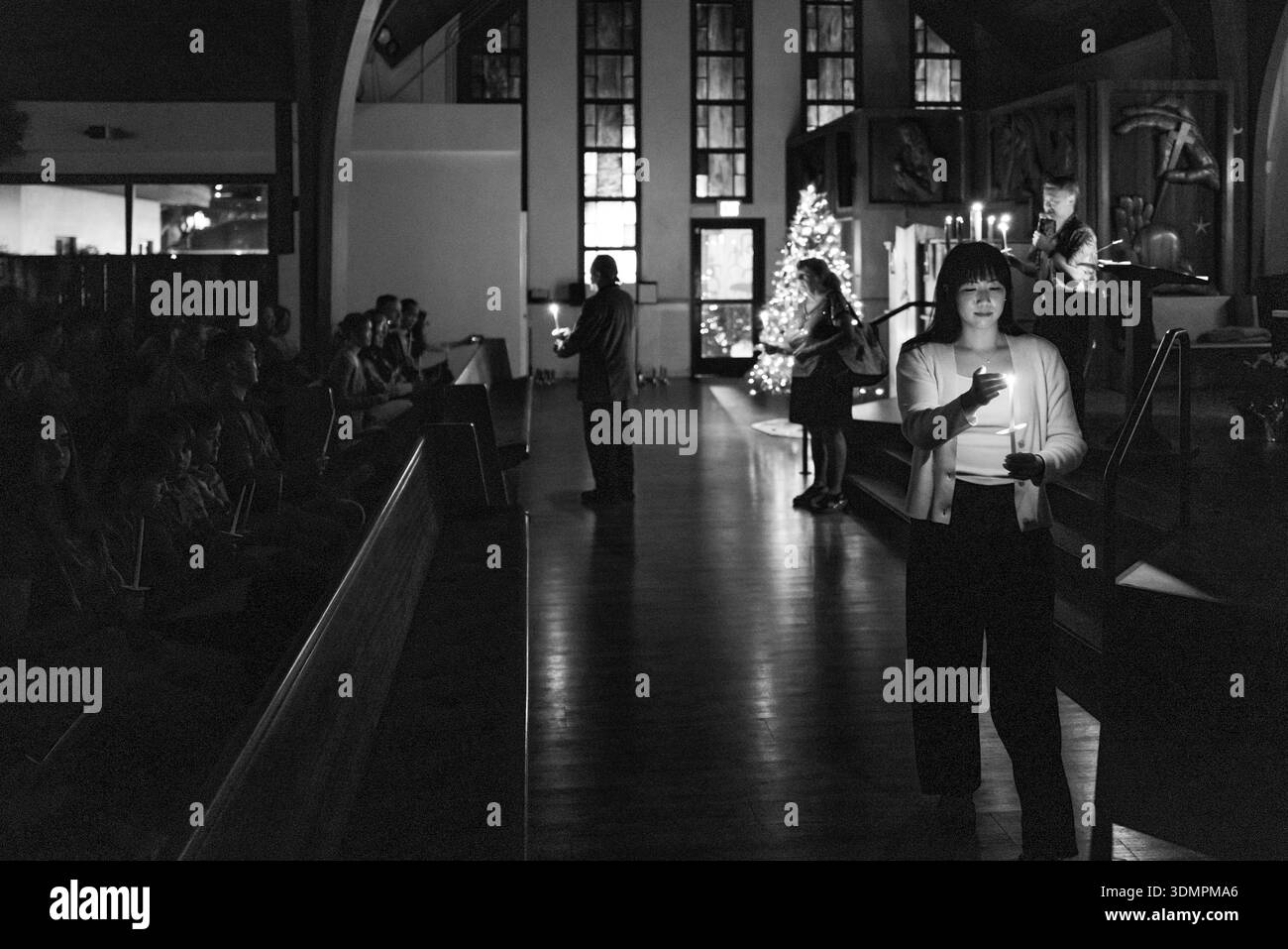 Usa church congregation sing Black and White Stock Photos & Images - Alamy