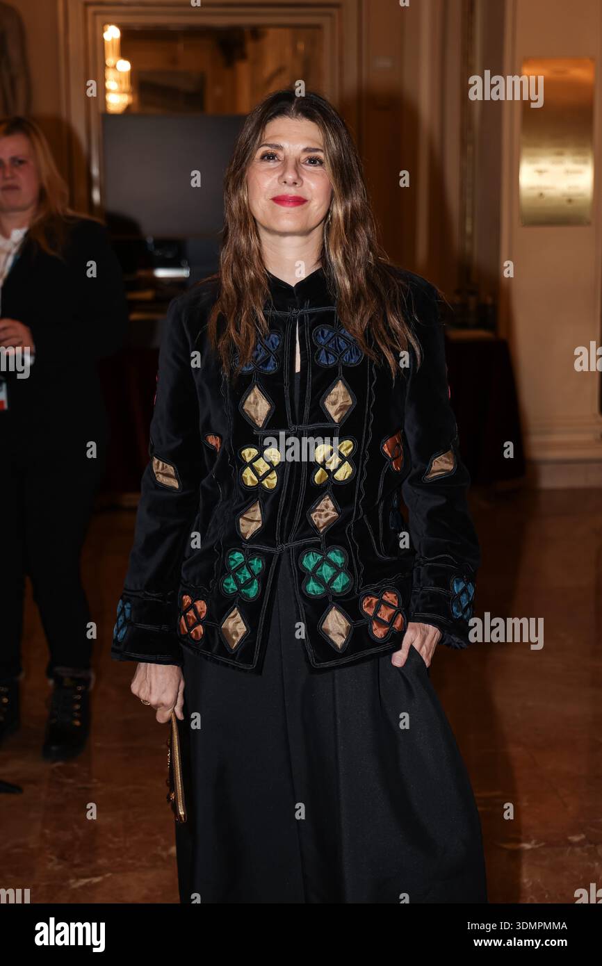 Milan, The red carpet for the opening ceremony of the XXV Winter ...