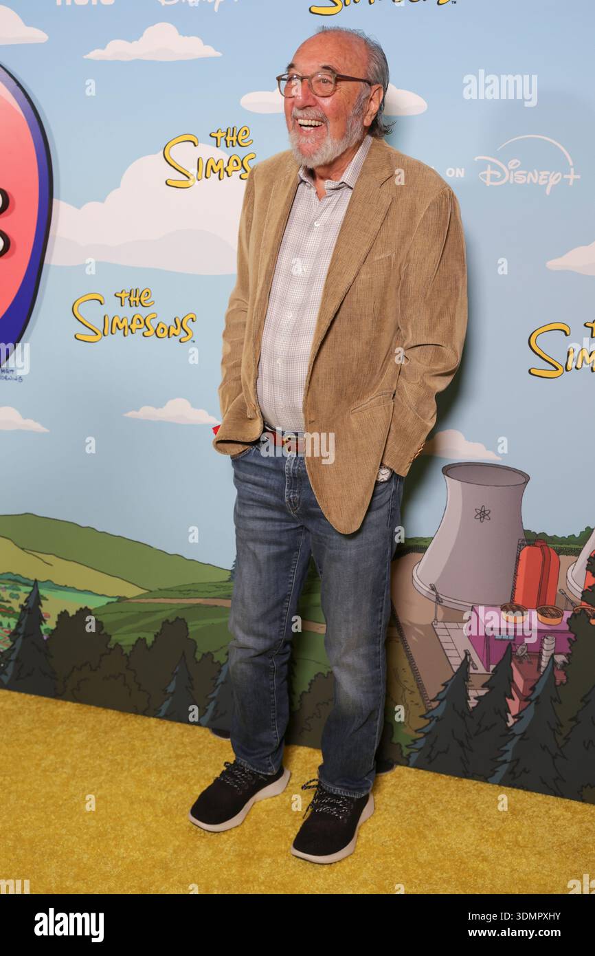 James L. Brooks arrives at a celebration for "The Simpsons" 800th ...