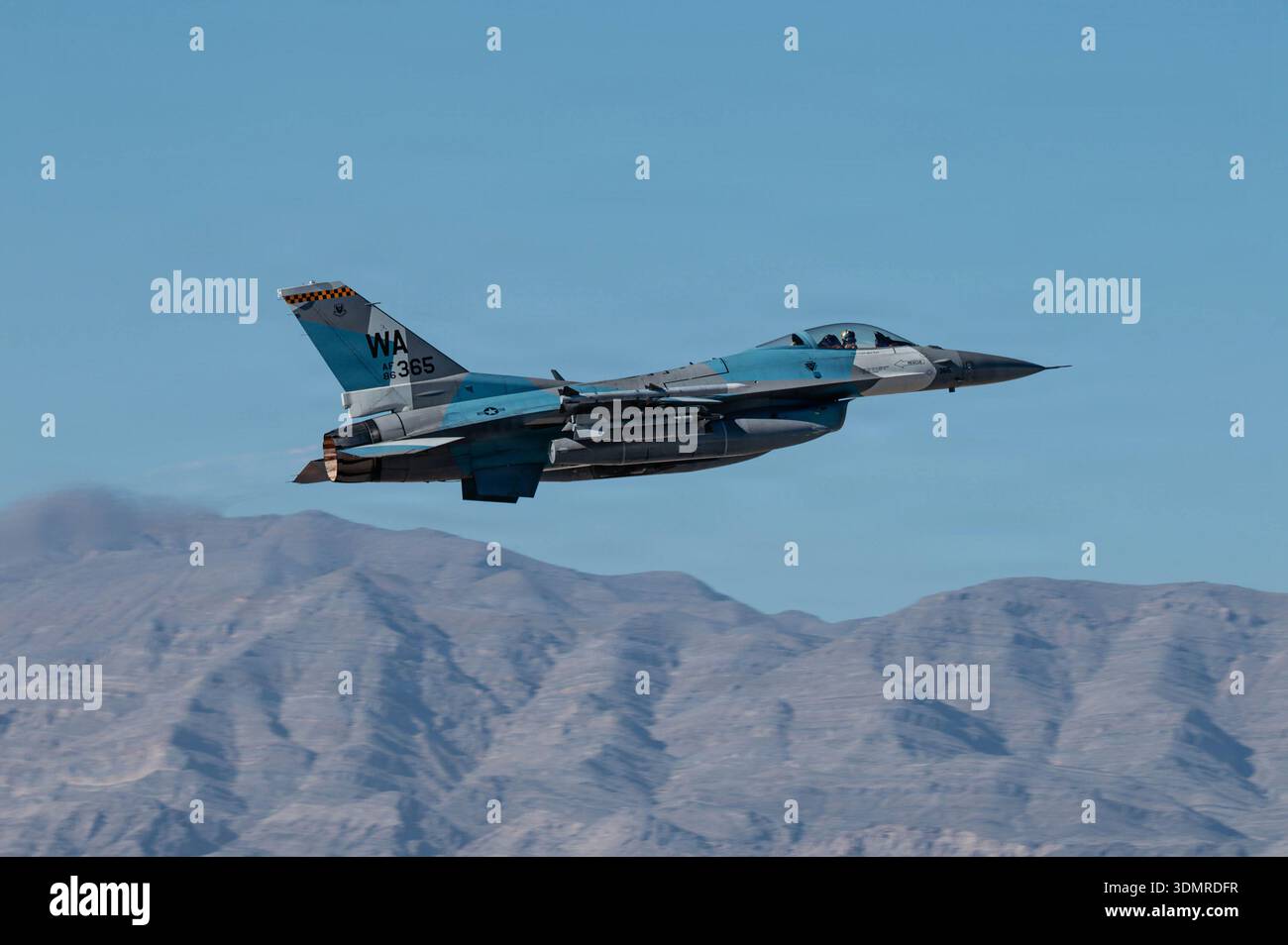 A U.S. Air Force F-16C Fighting Falcon assigned to the 64th Aggressor ...