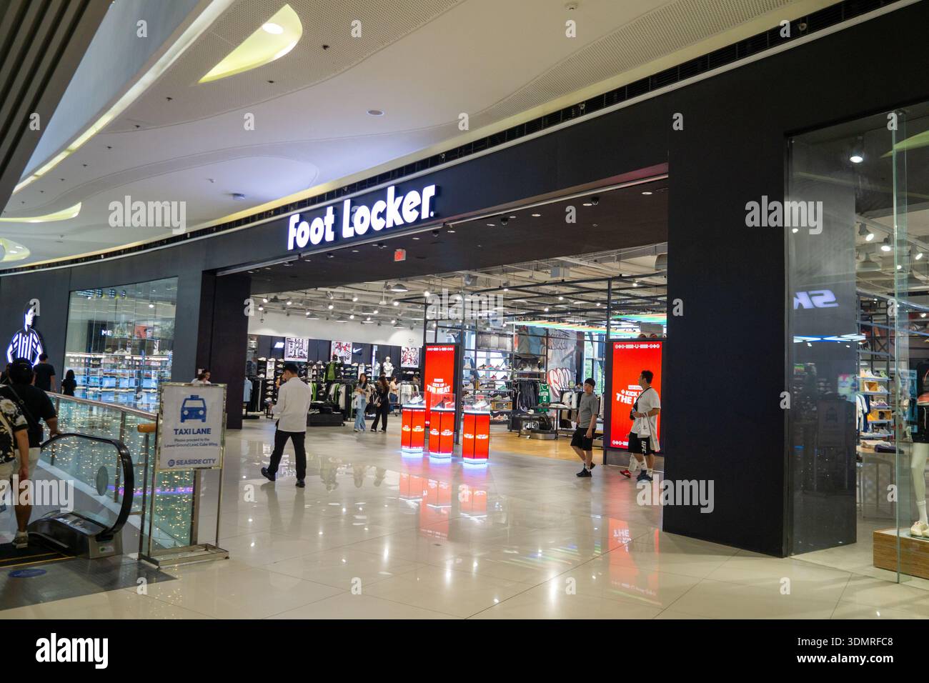 Foot Locker retail store inside modern shopping mall in Cebu City ...