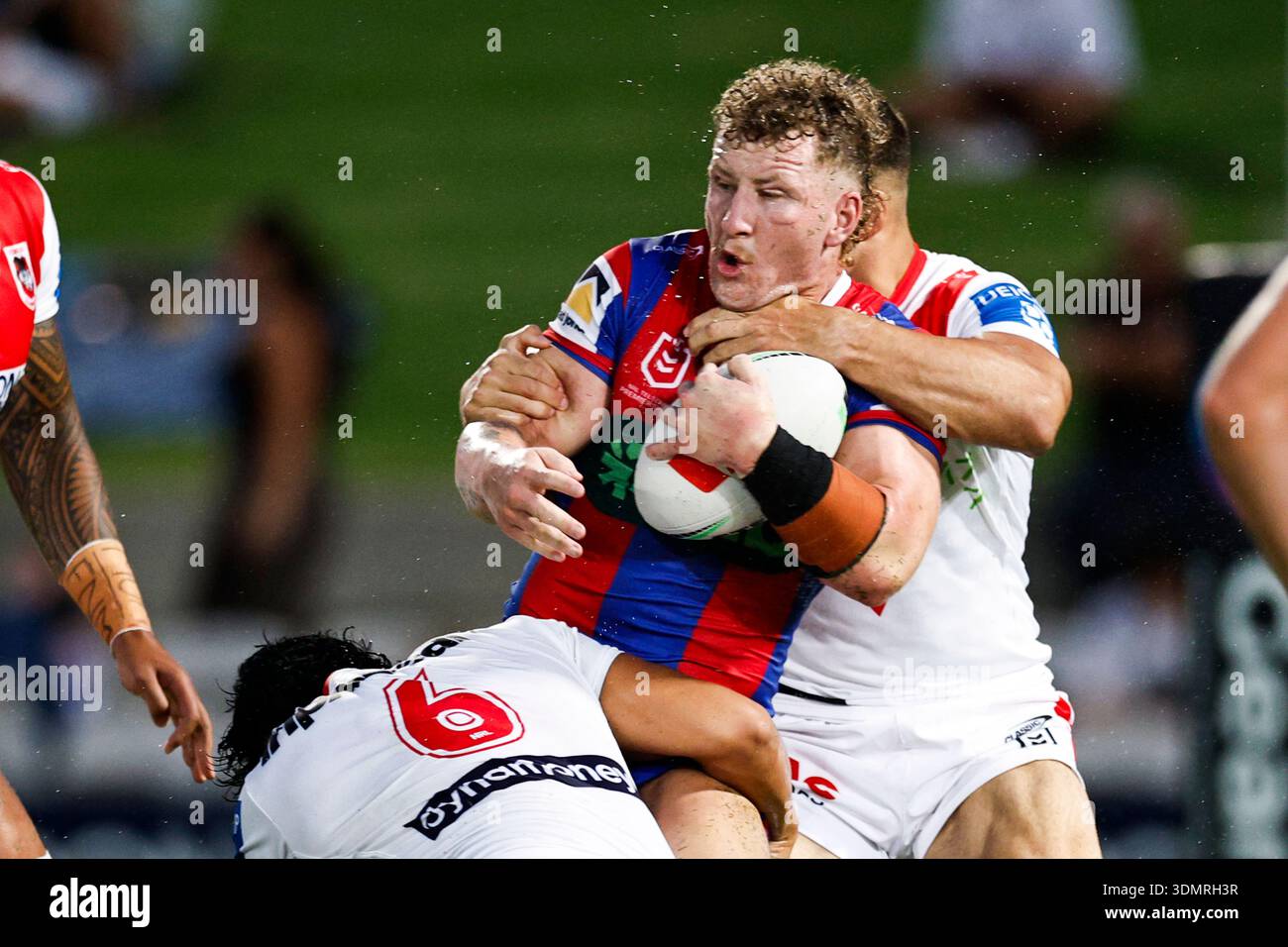 Sydney, Australia. 07th Feb, 2026. Ryan Couchman of the Dragons is ...