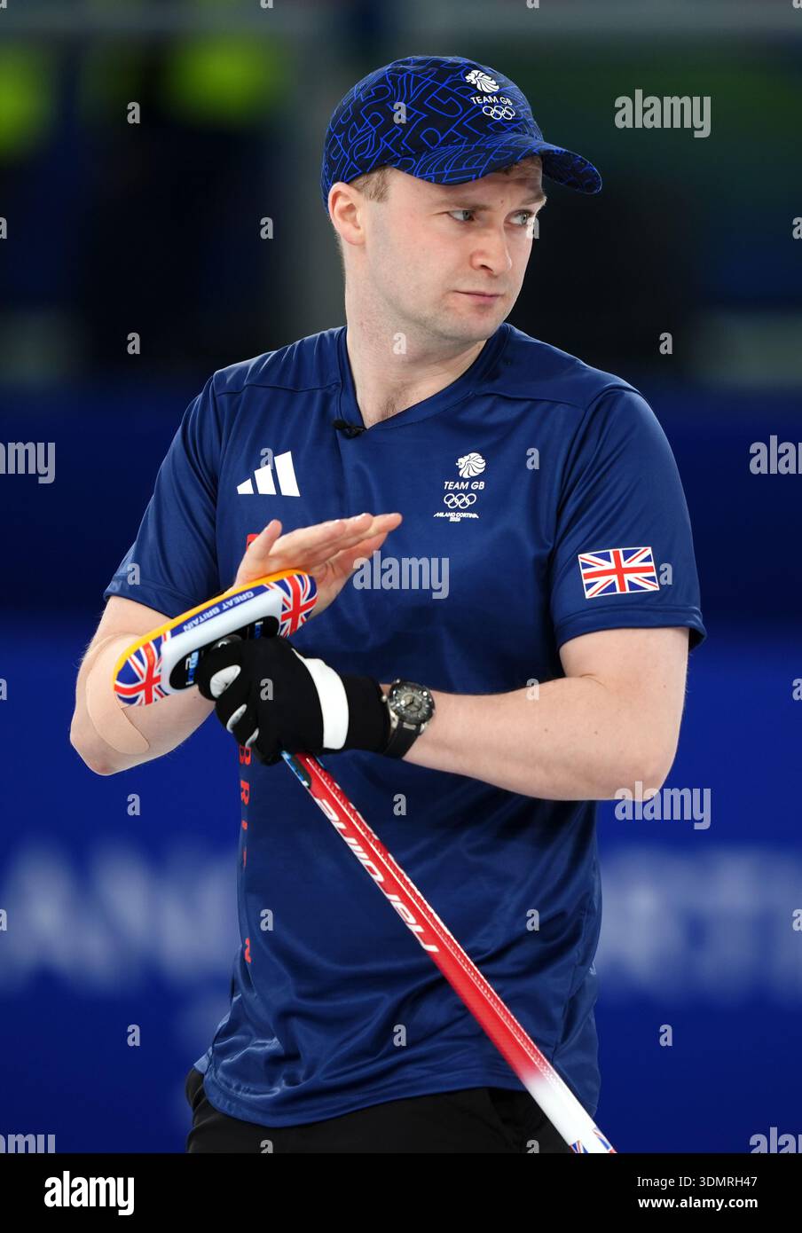 Great Britain's Bruce Mouat during the Curling Mixed Doubles Round ...