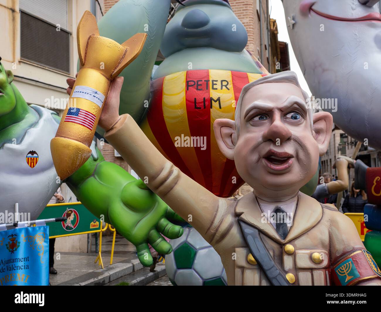 During its Fallas Festival, Valencia is filled with 'Falla,' often ...