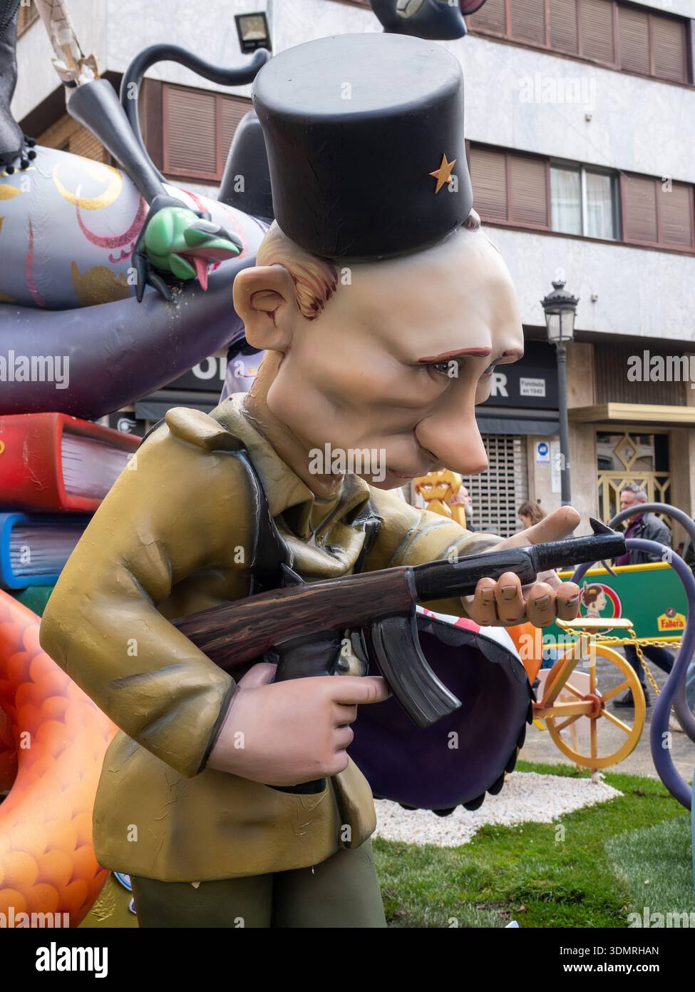 During its Fallas Festival, Valencia is filled with 'Falla,' often ...