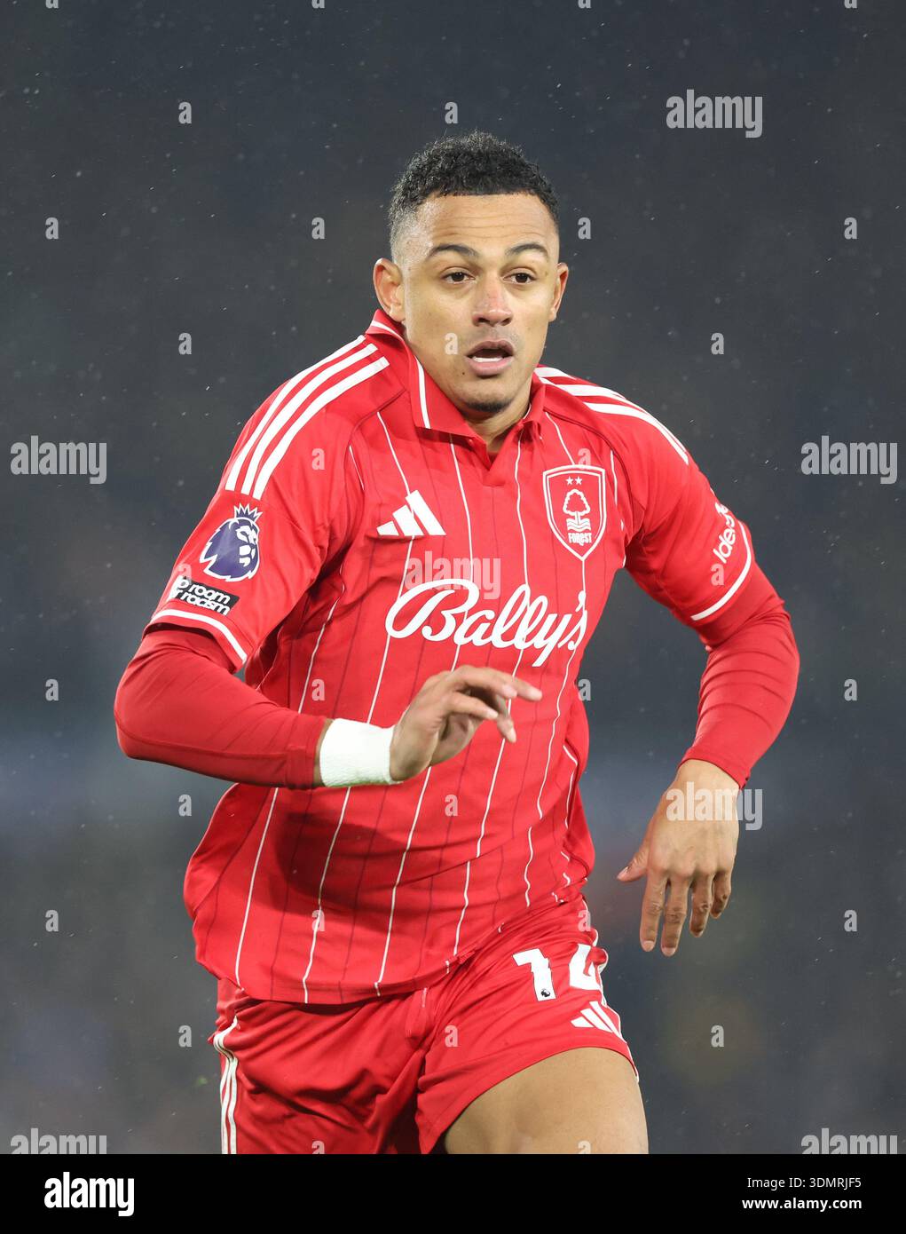 Leeds, England, 6th February 2026. Dan Ndoye of Nottingham Forest ...