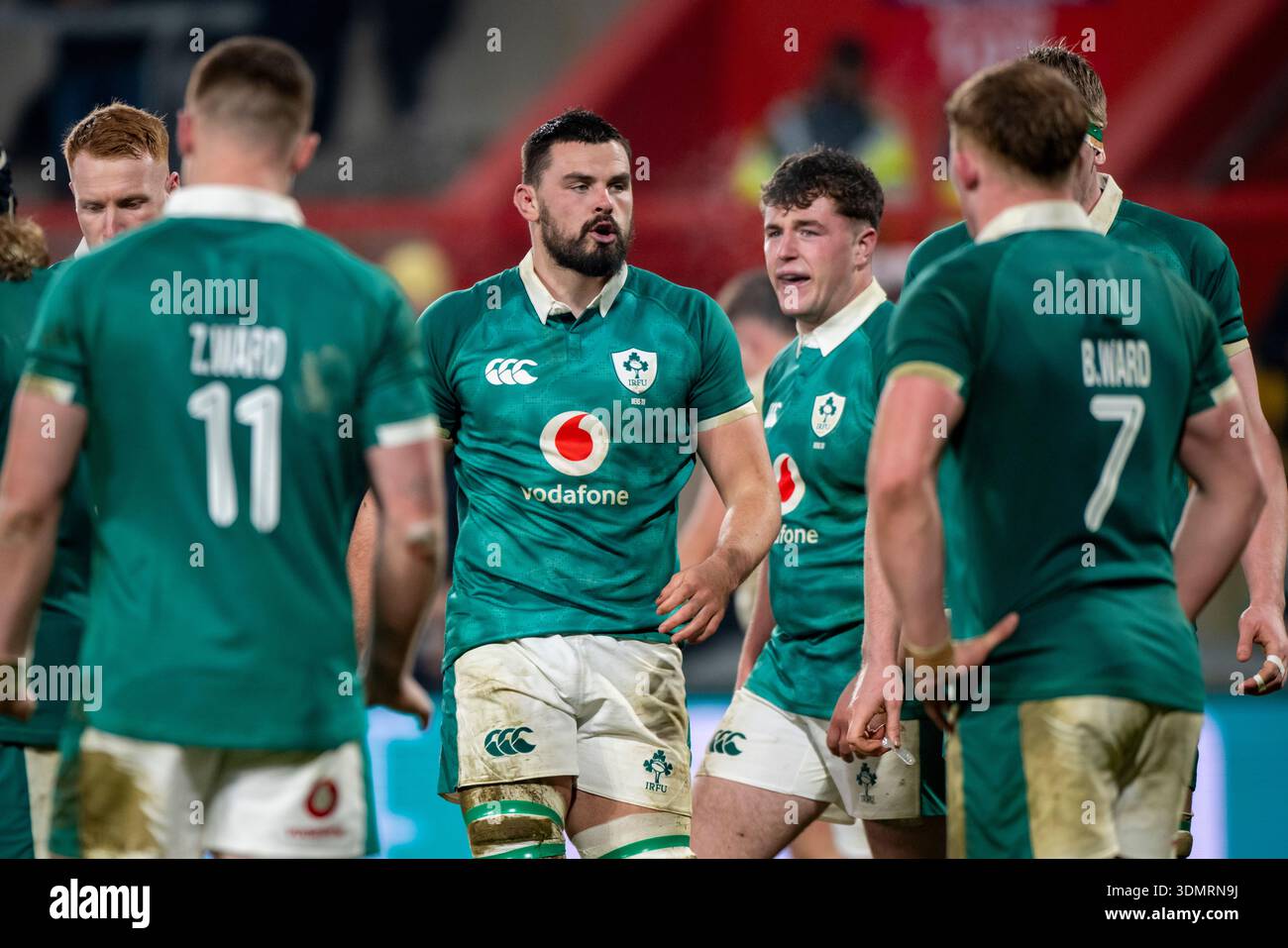 Max Deegan of Ireland XV during the Ireland XV v England A ...