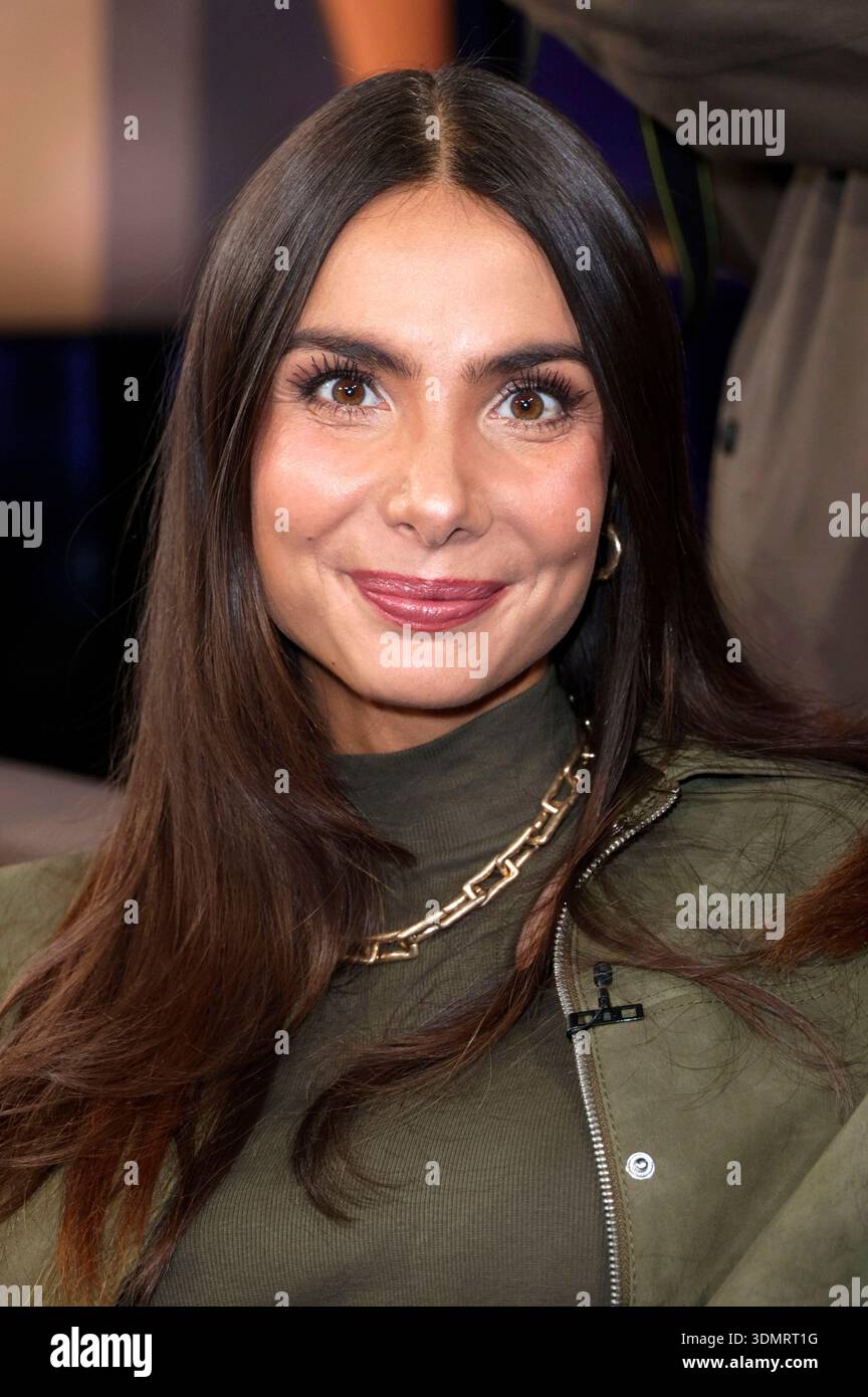 Lea Wagner at the recording of the 'NDR Talk Show' in the NDR ...