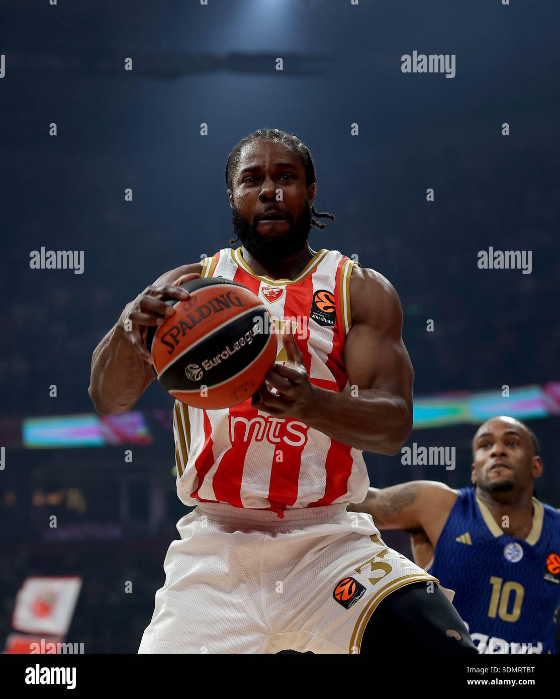 Belgrade, Serbia. 6th Jan, 2026. Crvena Zvezda's Semi Ojeleye during ...