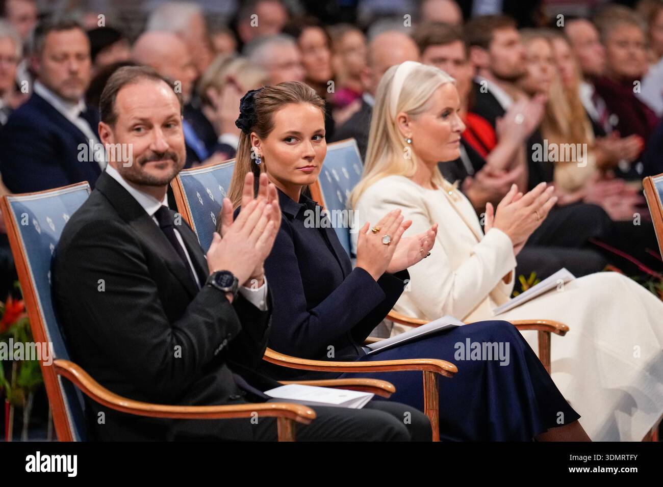 FILE -Norway's Crown Prince Haakon, Crown Princess Mette-Marit and ...
