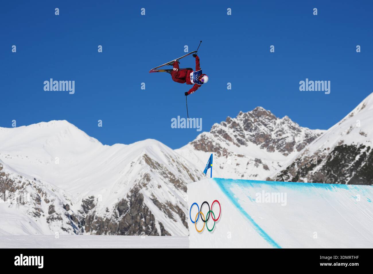 Canada's Naomi Urness competes during women's freestyle skiing ...