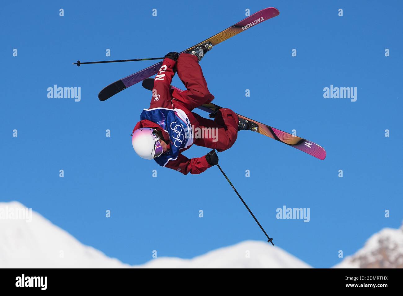 Canada's Naomi Urness competes during women's freestyle skiing ...