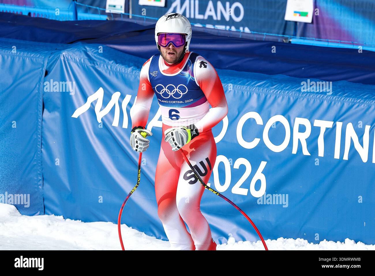 Alexis Monney (SUI) during the Olympic Winter Games Milano-Cortina 2026 ...