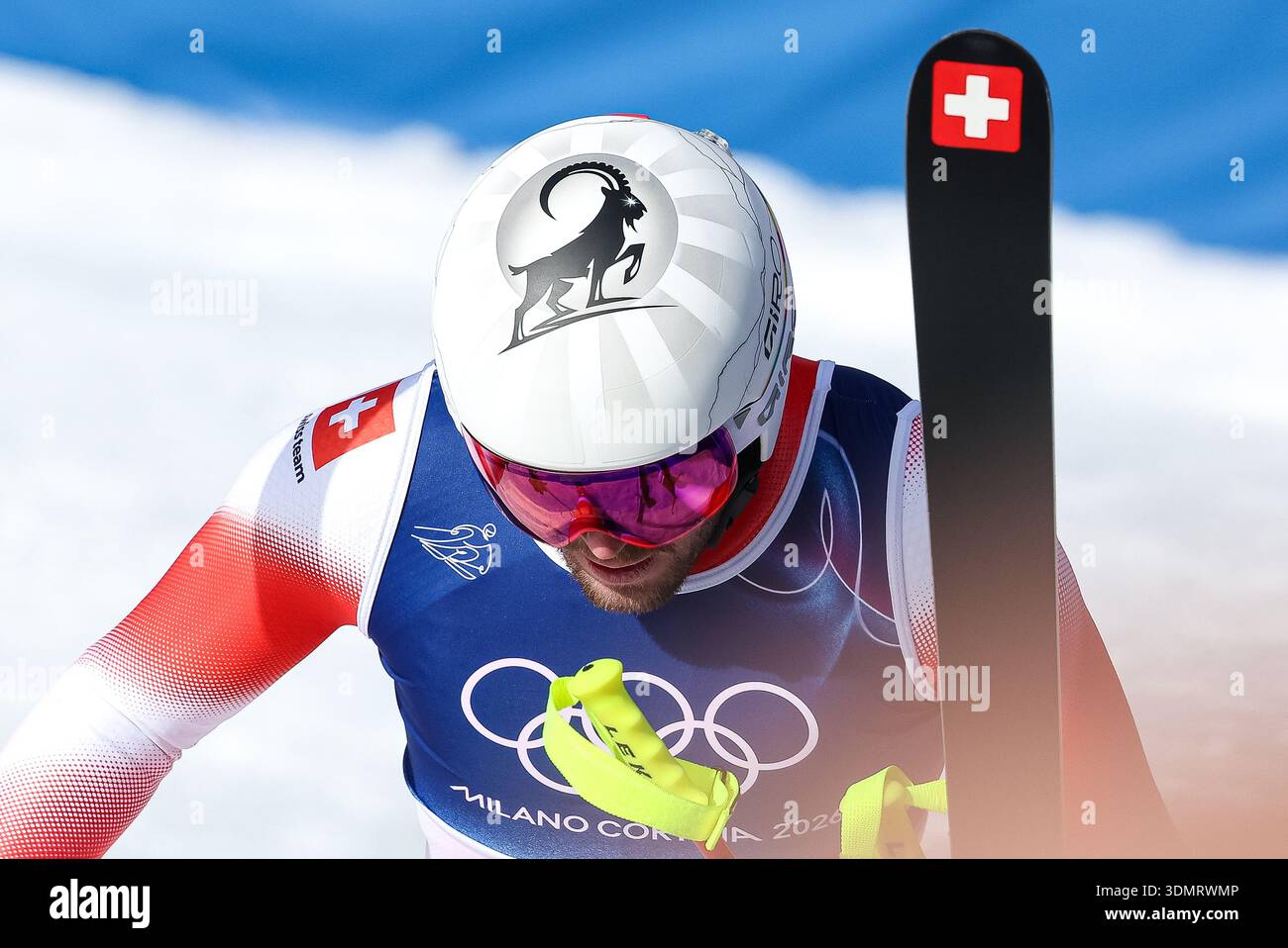 Alexis Monney (SUI) during the Olympic Winter Games Milano-Cortina 2026 ...