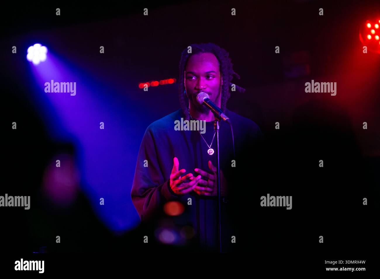 Tahj Malik Chandler AkA Saba, a rapper from Chicago - Illinois perform ...