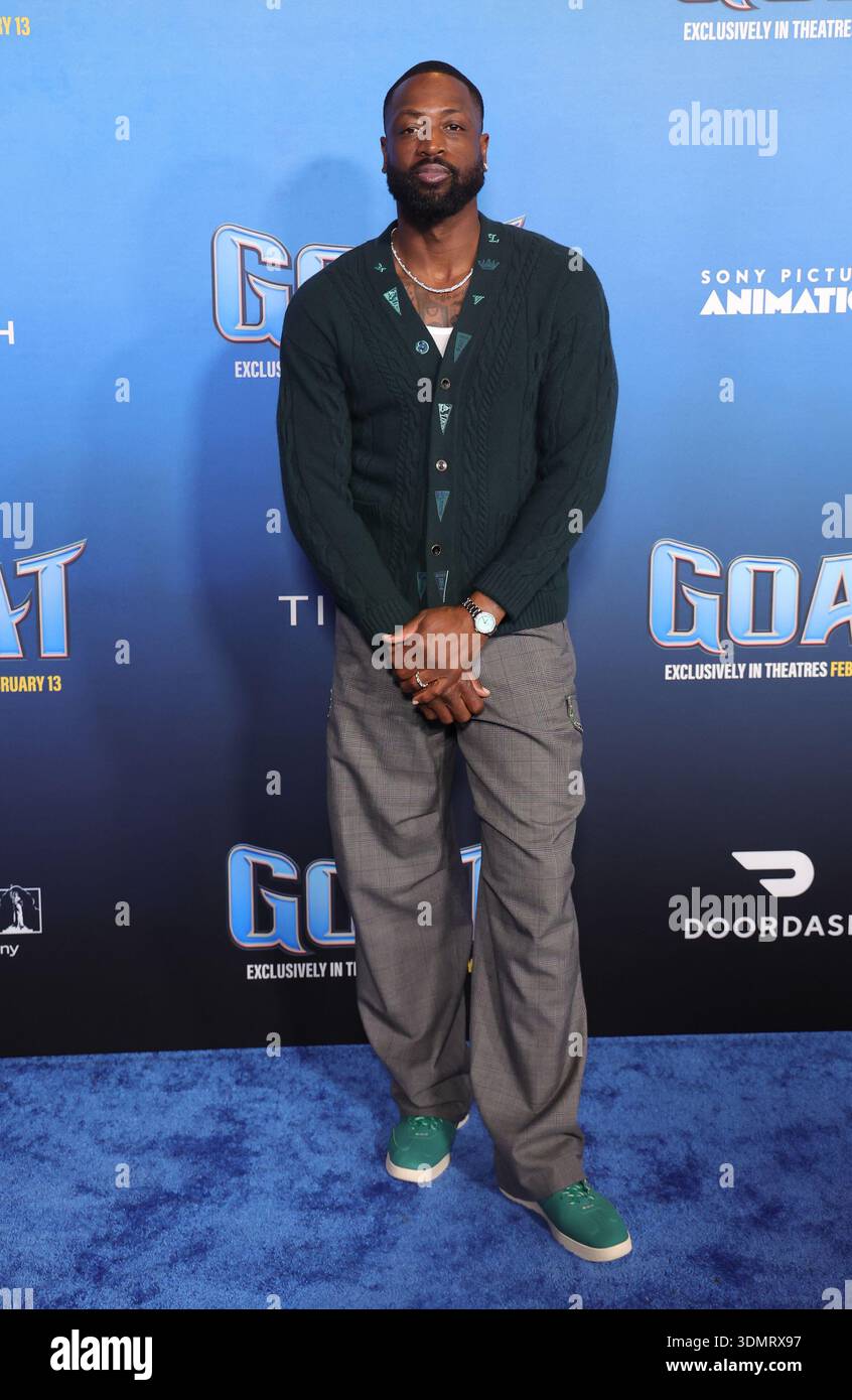 6 February, 2026 - Los Angeles, California - Dwyane Wade. Los Angeles ...
