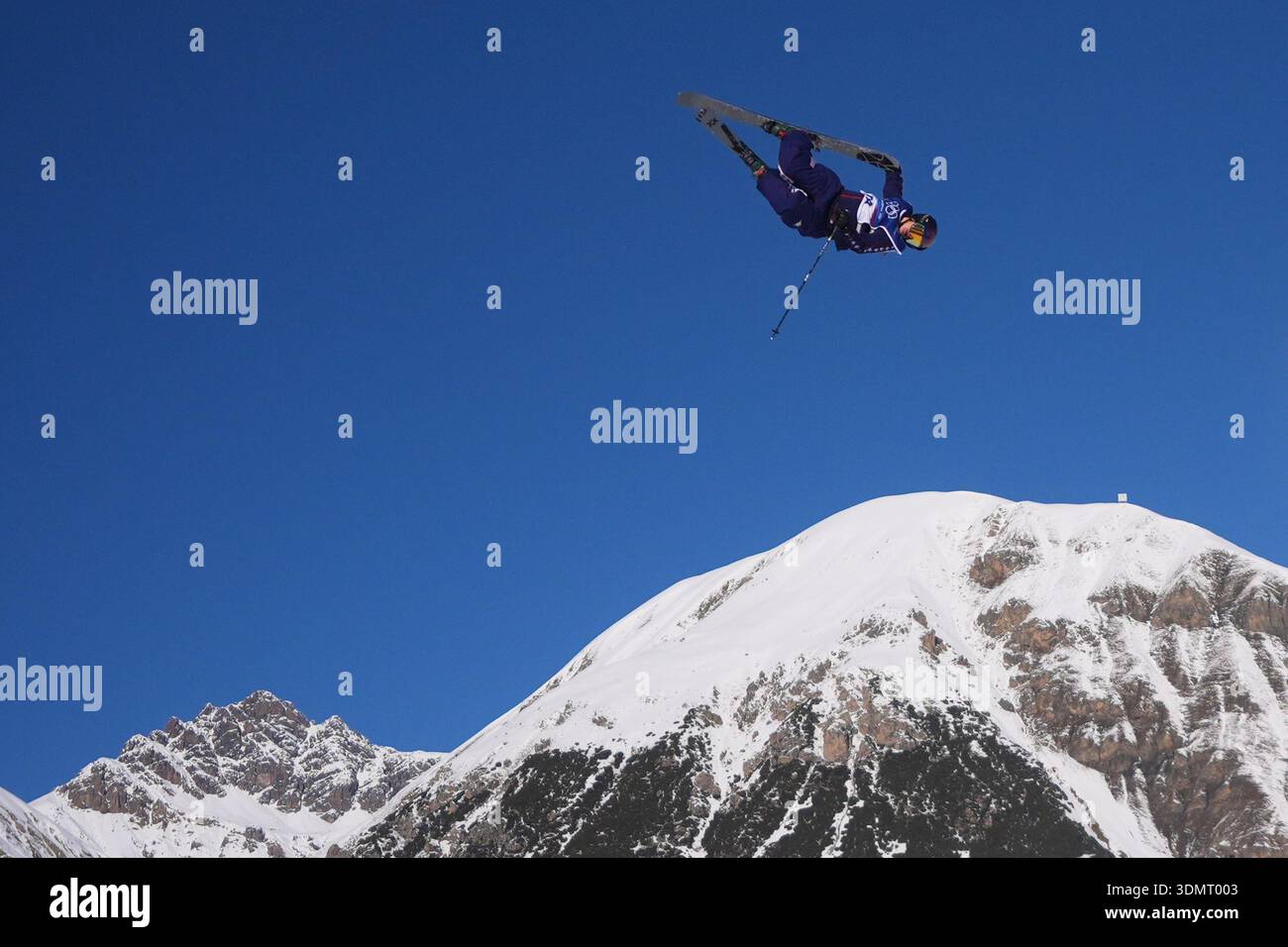 United States' Grace Henderson competes during women's freestyle skiing ...