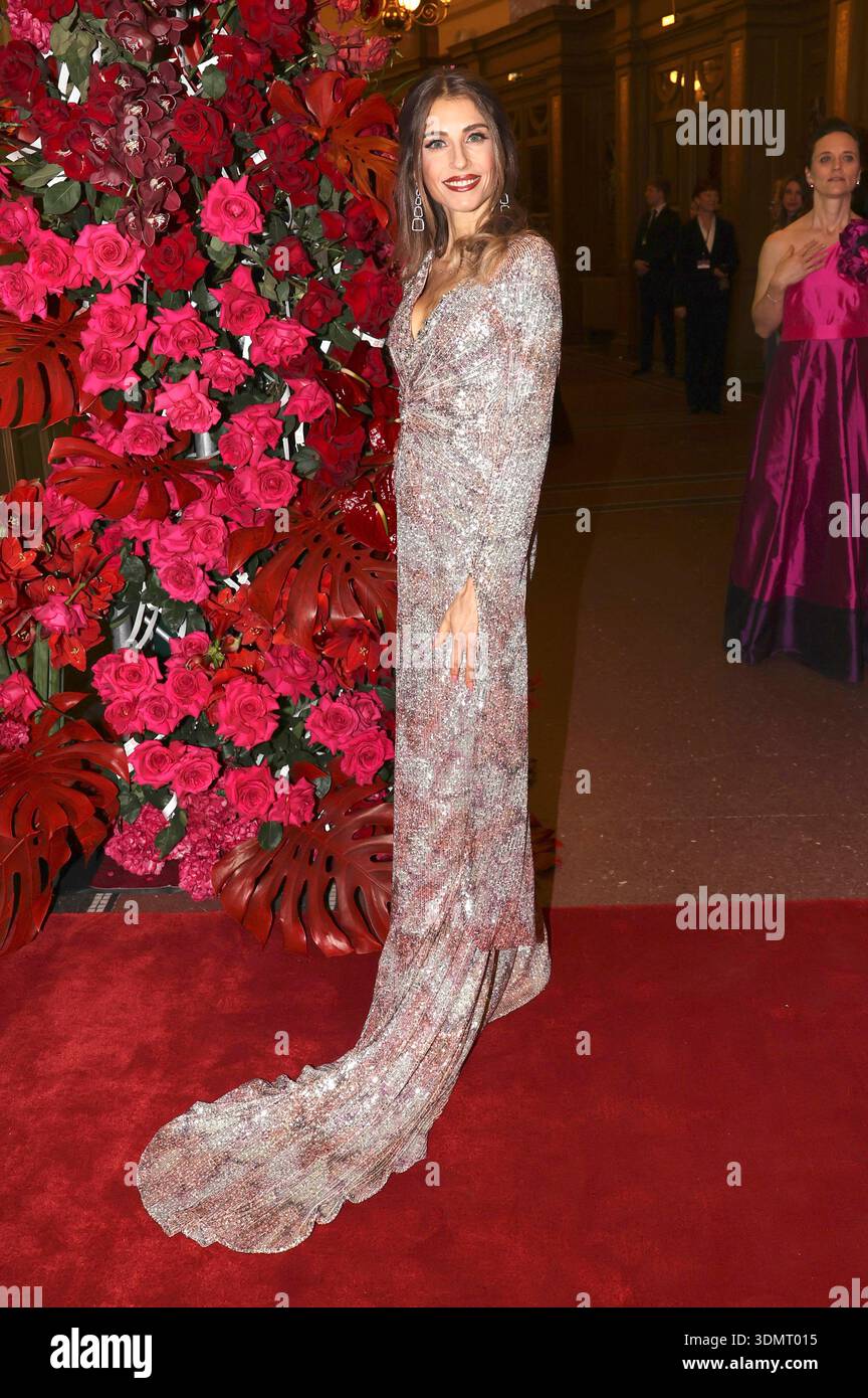 Cathy Hummels beim 18. SemperOpernball 2026 in der Semper Oper. Dresden ...