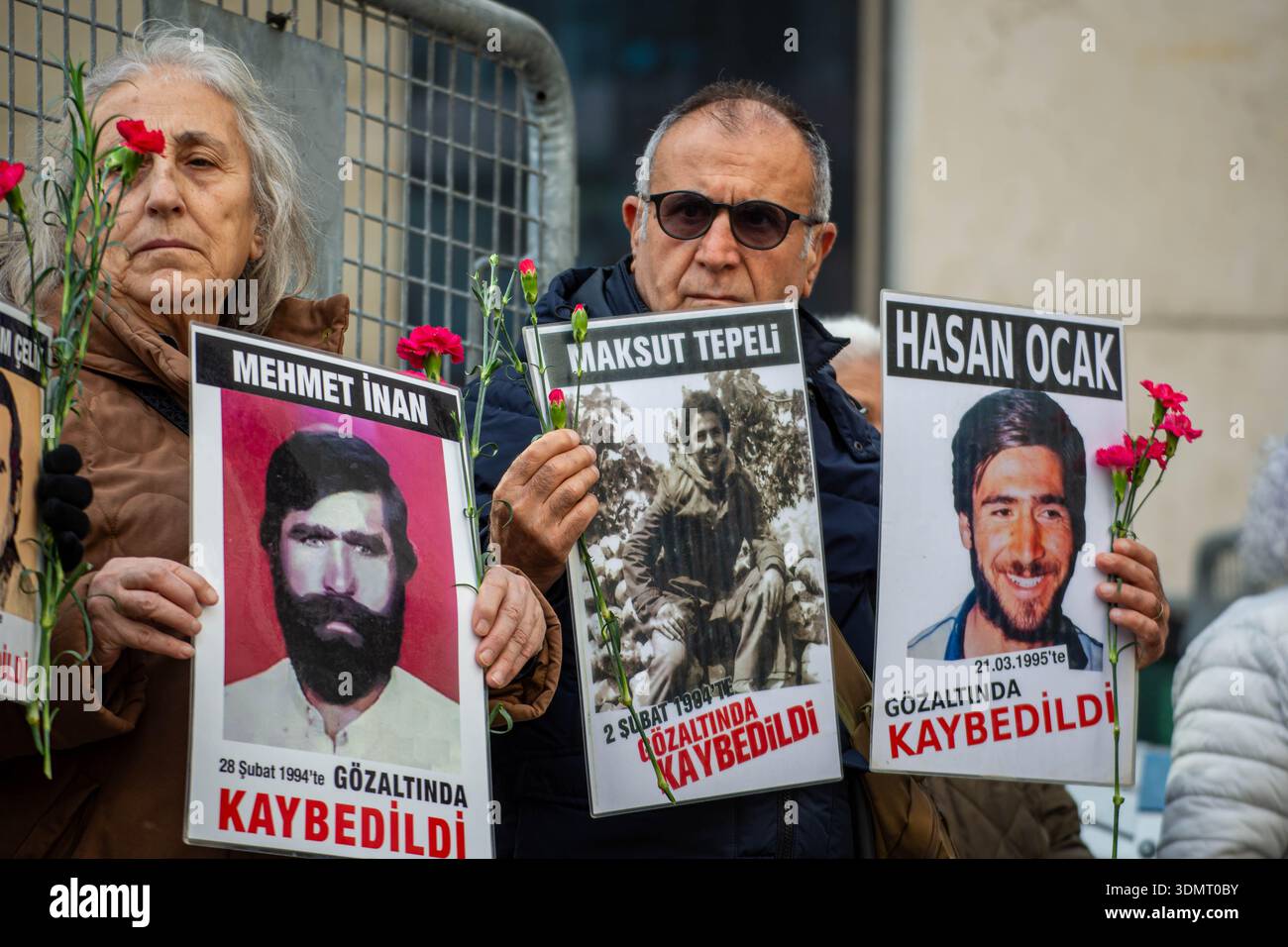 Istanbul, Istanbul, Turkey. 7th Feb, 2026. Relatives of the disappeared ...