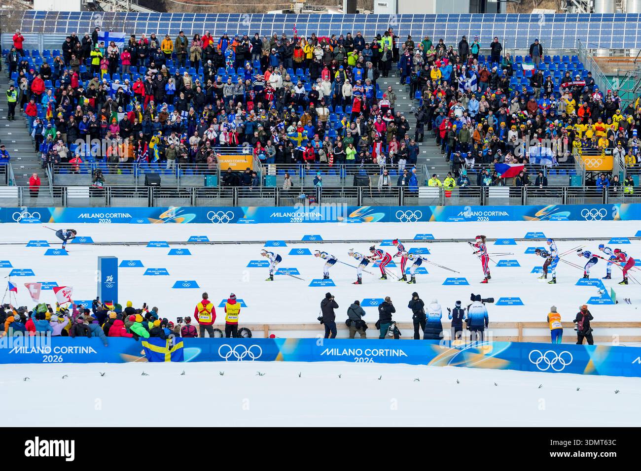 Val di Fiemme, Italy 20260207. Cross-country 20 km Skiathlon for women ...
