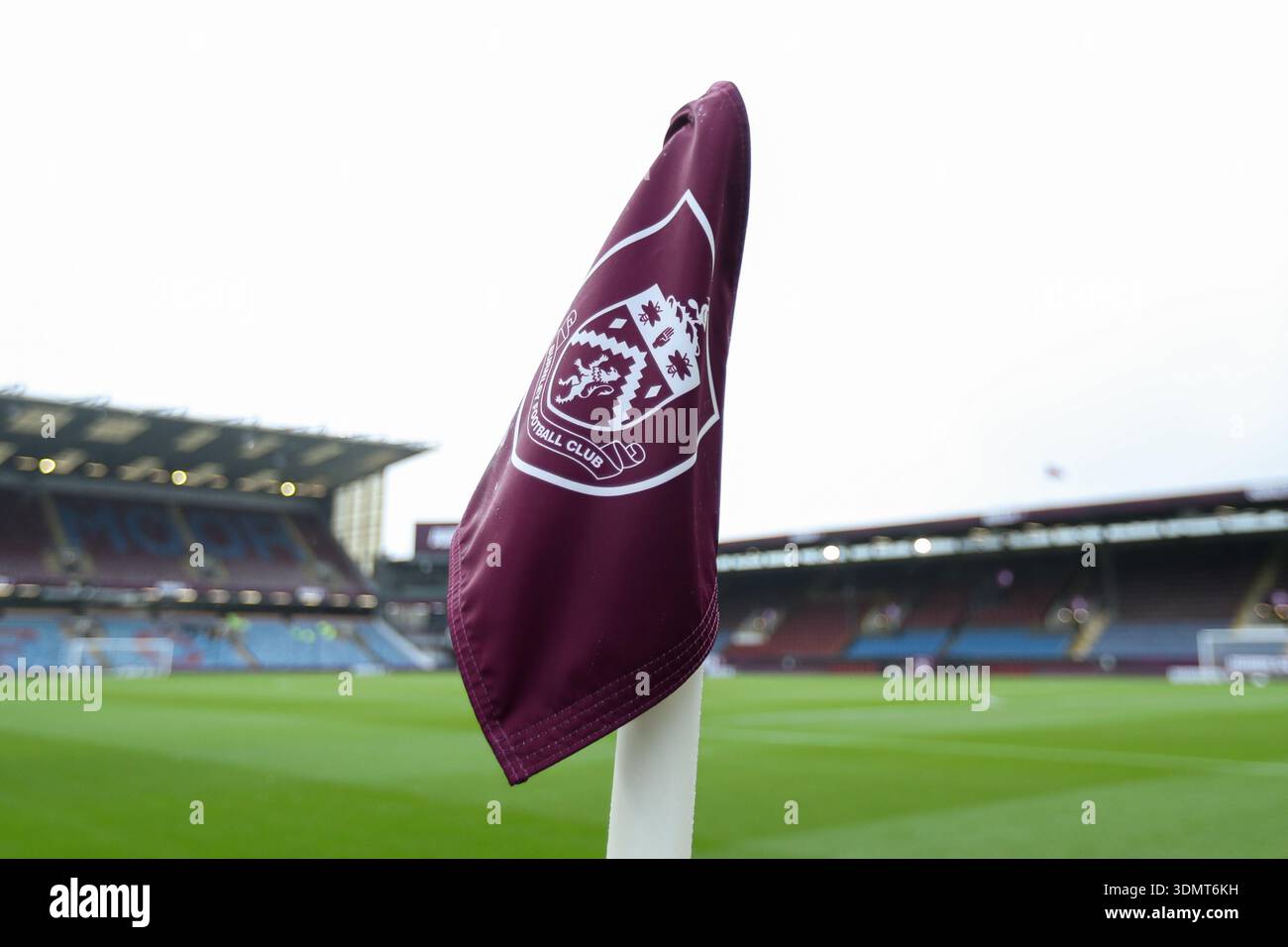 Burnley corner flag ahead of the Premier League match Burnley vs West ...