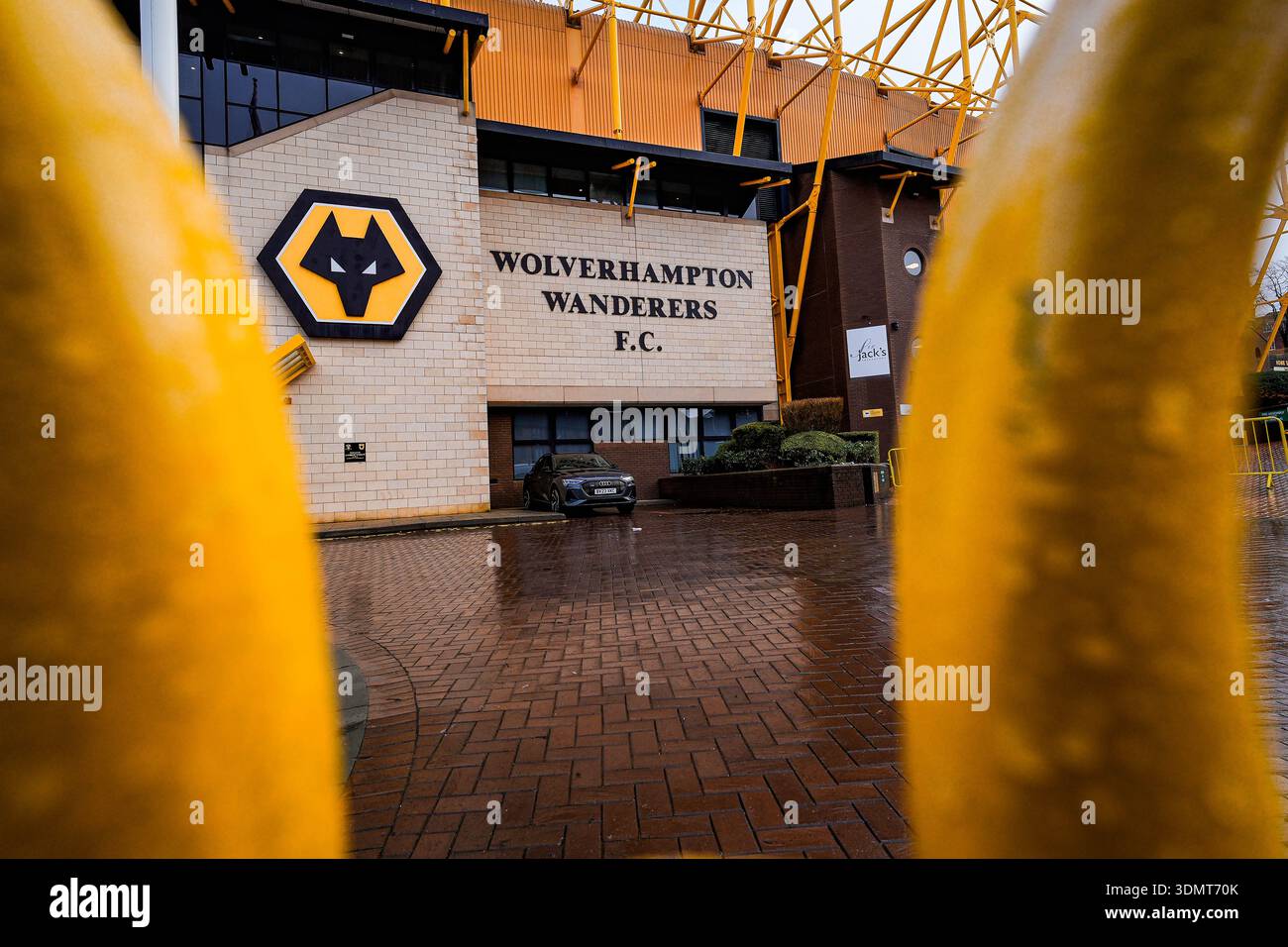 A general view of the stadium from the outside during the Premier ...