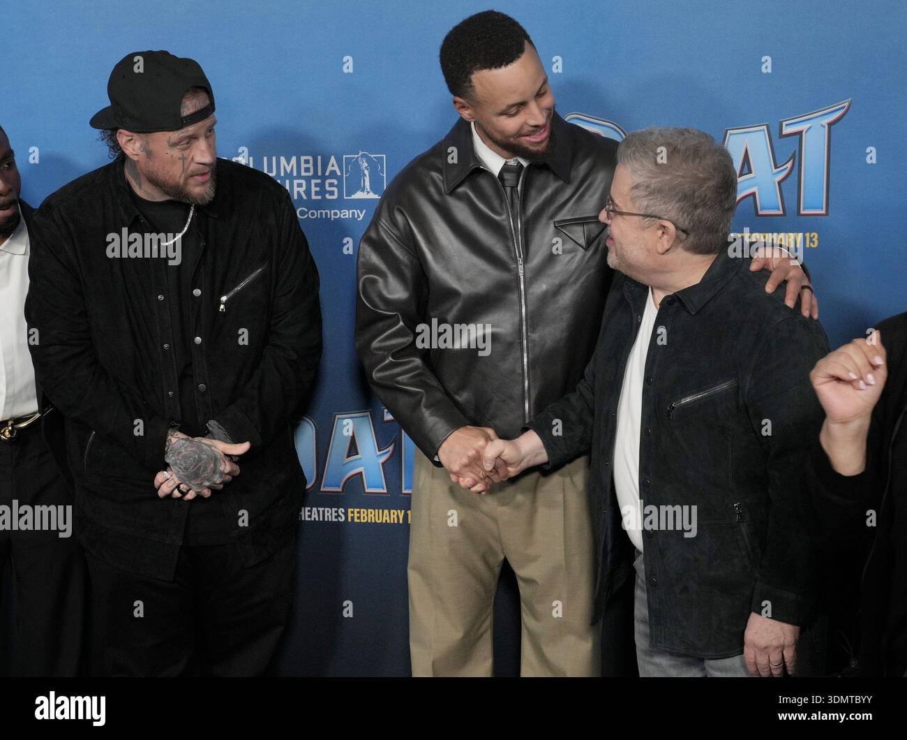 (L-R) Jelly Roll, Stephen Curry and Patton Oswalt at the Columbia ...