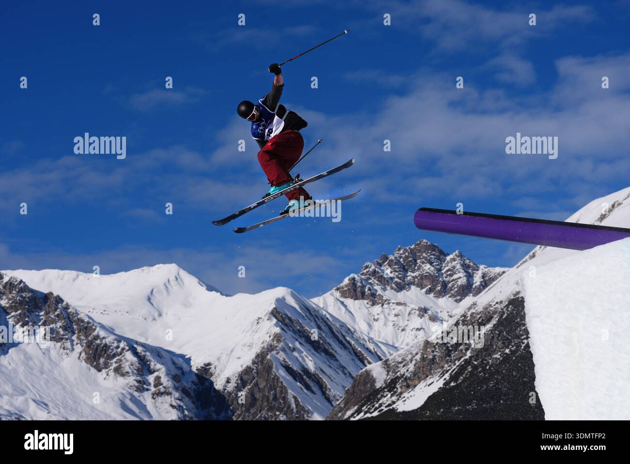 Canada's Evan McEachran hits a jump during the qualification for the ...