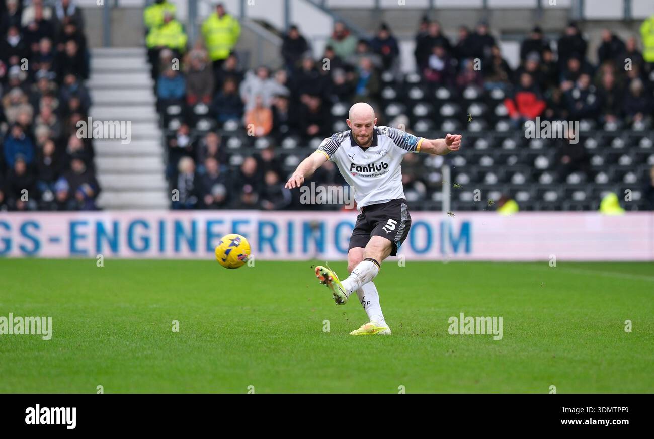 7th February 2026; Pride Park Stadium, Derby, Derbyshire, England; EFL ...