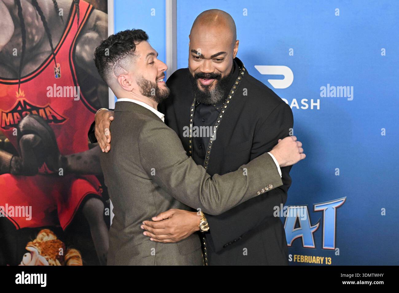 Adam Rosette und Tyree Dillihay bei der Premiere des Animationsfilms ...