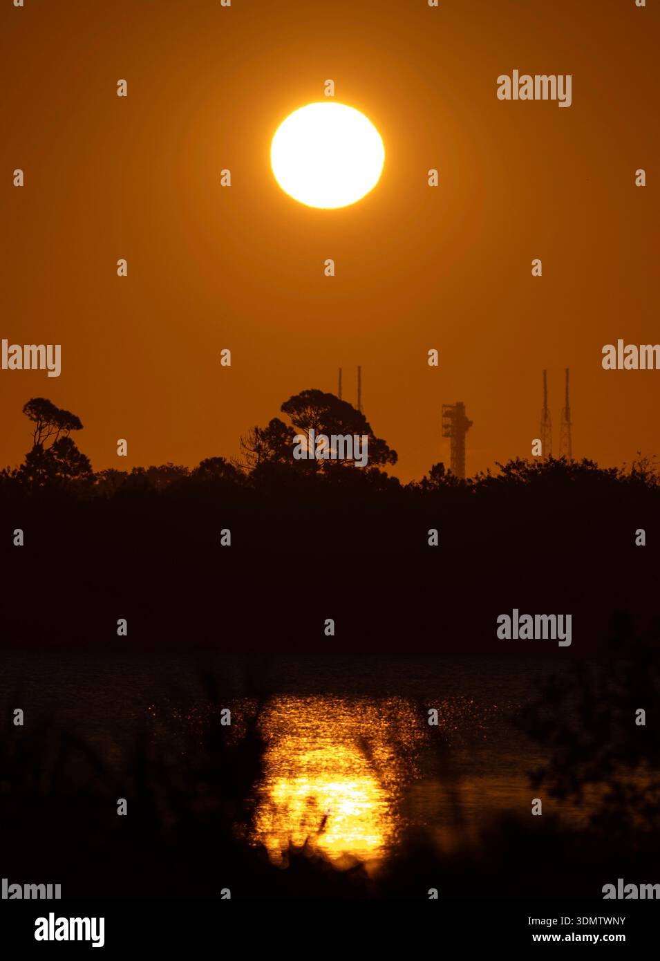 The sun rises over Launch Complex 41 at Cape Canaveral Space Force ...