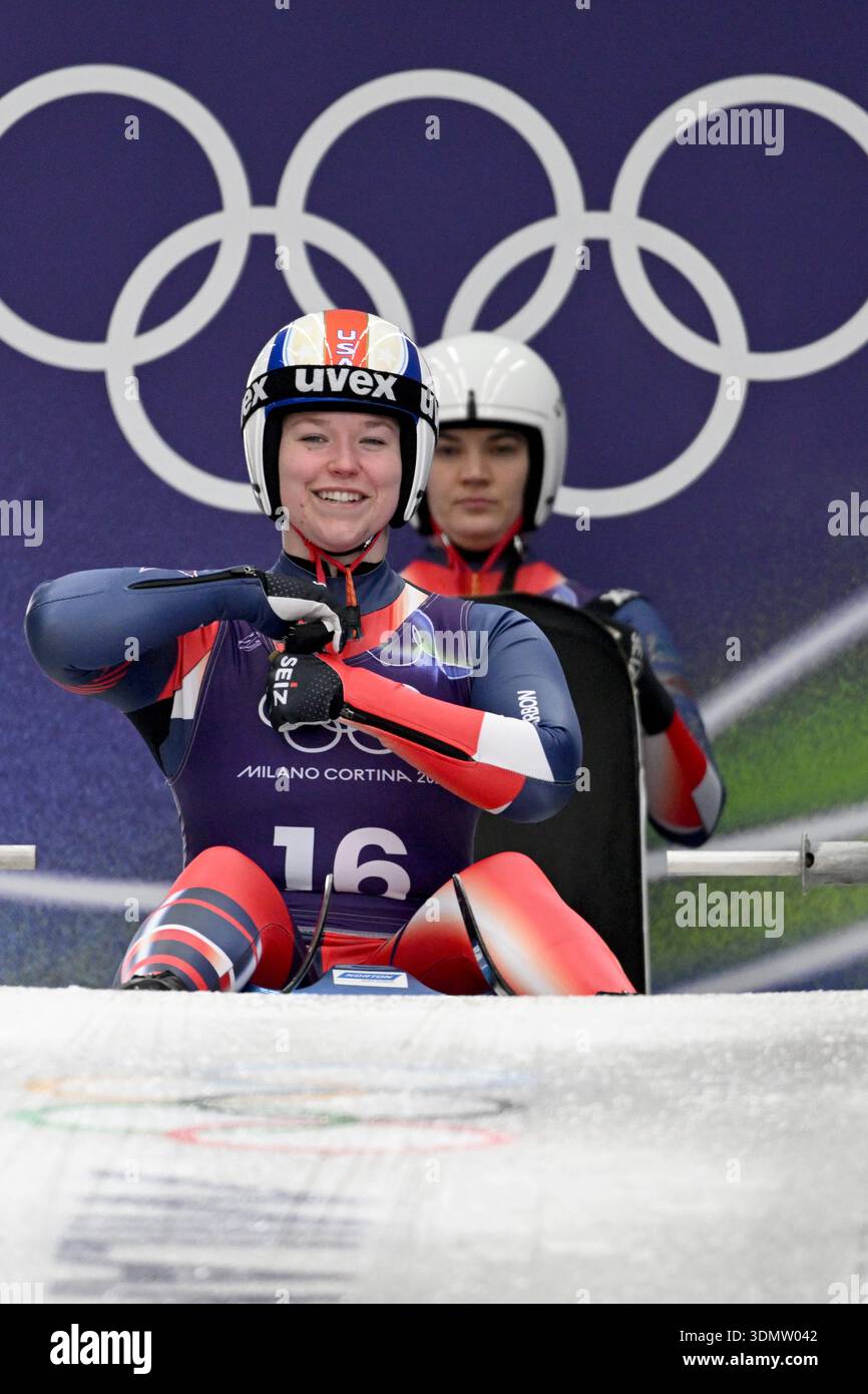 07 February 2026, Italy, Cortina D'ampezzo: Olympia, Olympic Winter ...