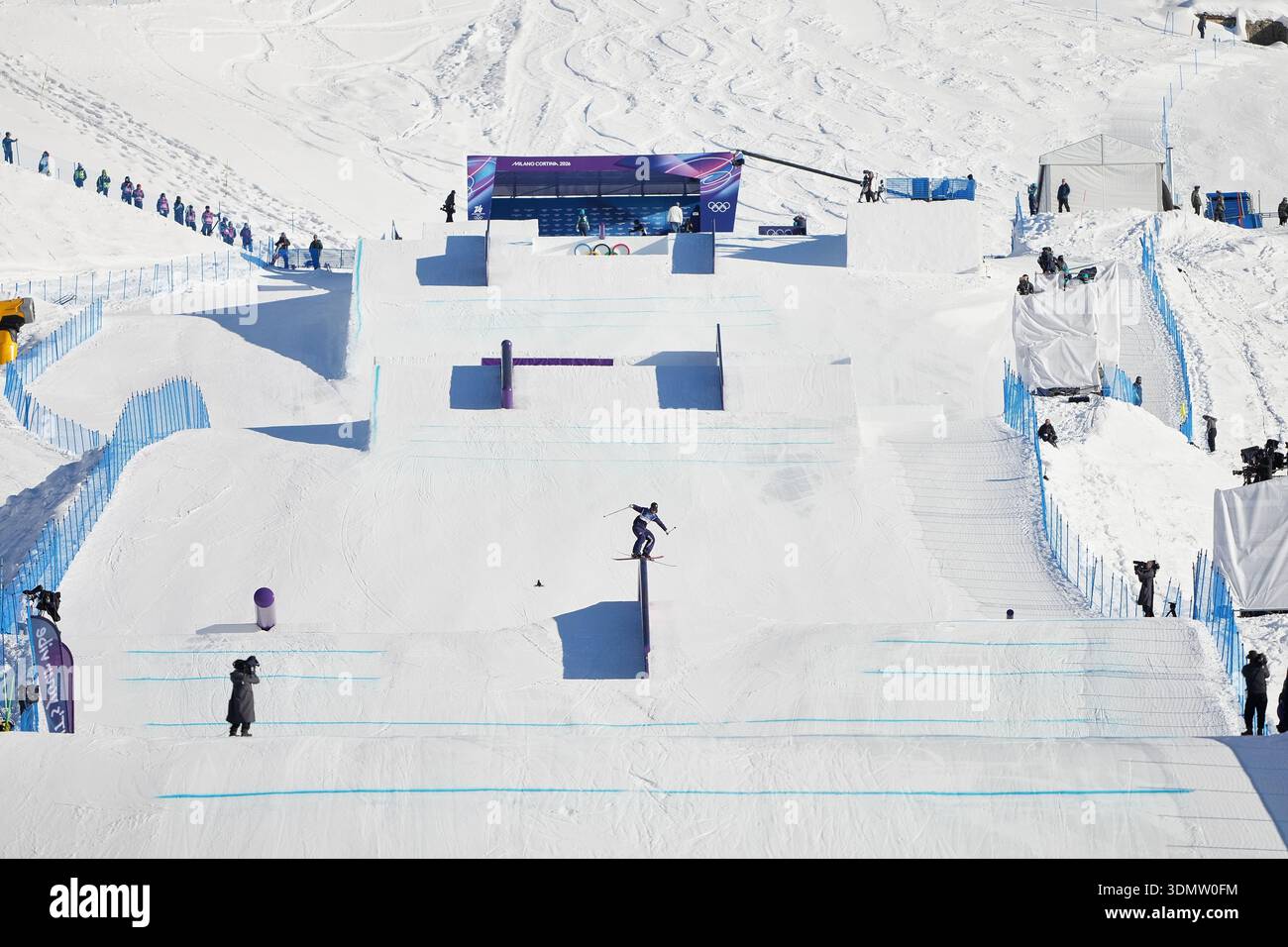 United States' Alex Hall competes during men's freestyle skiing ...