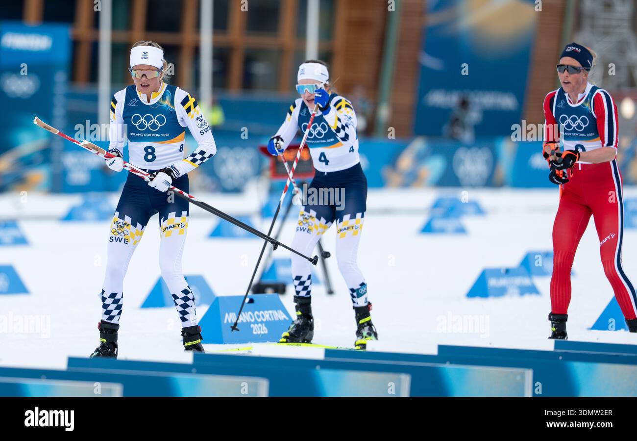 7th February 2026; Val di Fiemme, Italy, 2026 Winter Olympic Games, Day ...