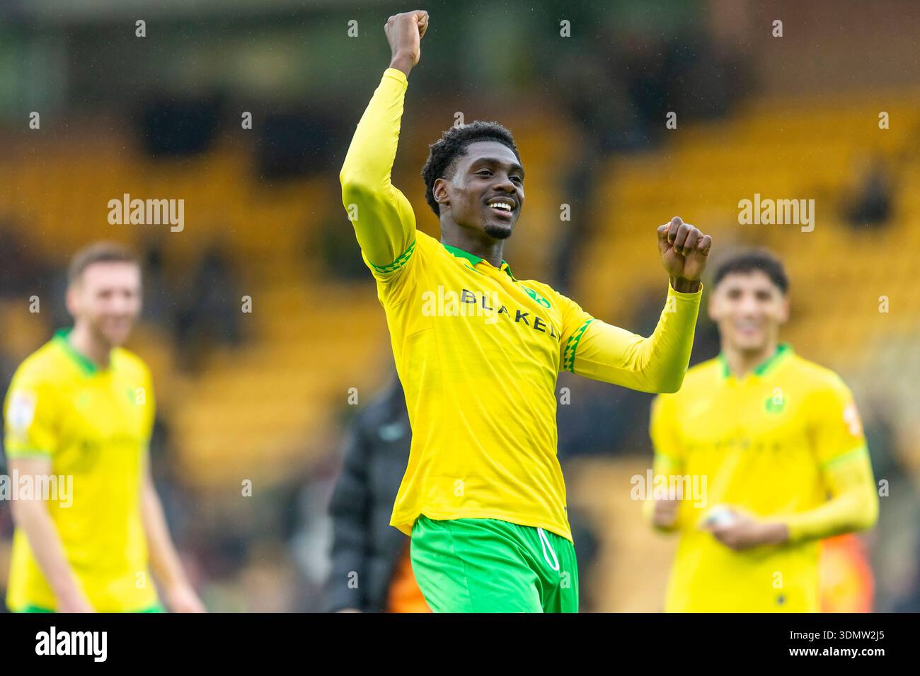 Mohamed Toure of Norwich City reacts after the Sky Bet Championship ...