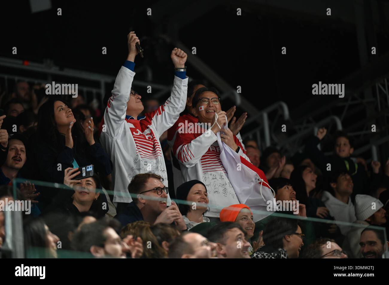 Japan fans during the Winter Olympic Games, Milano Cortina 2026, at the ...