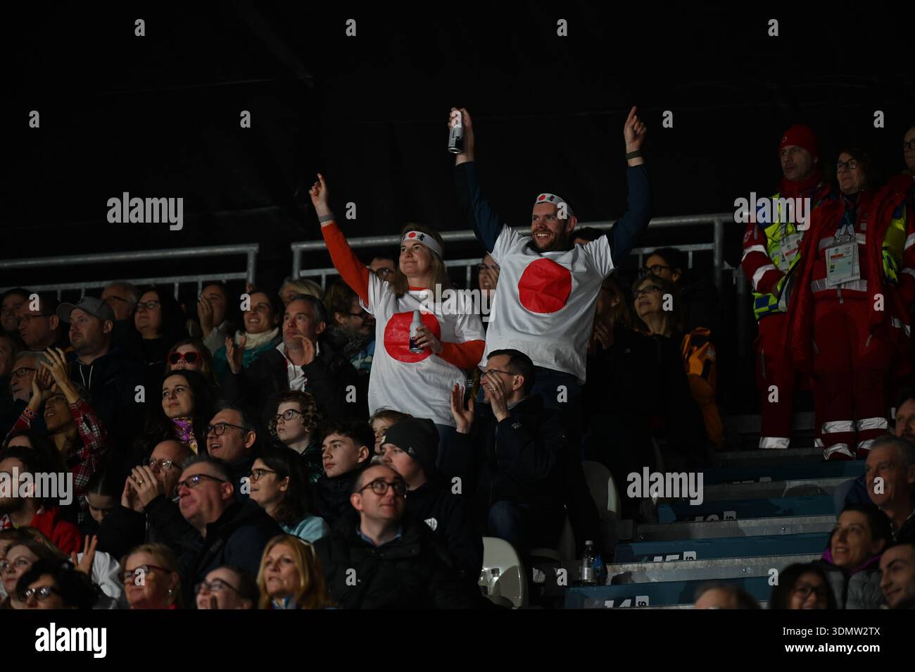 Japan fans during the Winter Olympic Games, Milano Cortina 2026, at the ...