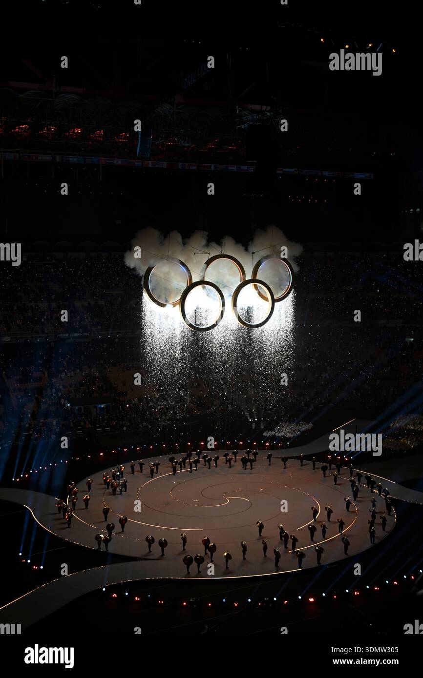 Opening Ceremony in the Meazza Stadium of San Siro during the Milano ...