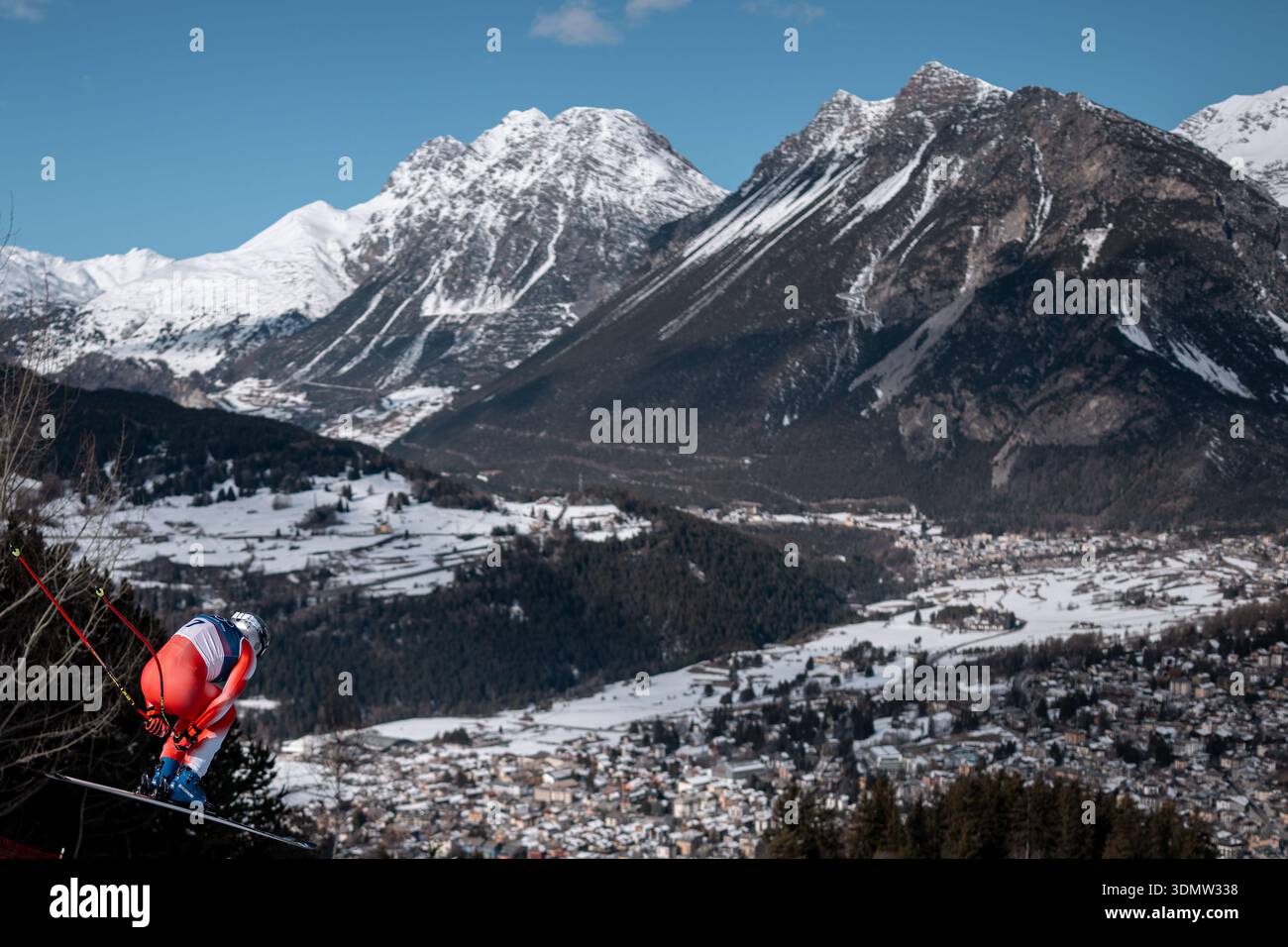 Switzerland's Marco Odermatt speeds down the course during a men's ...