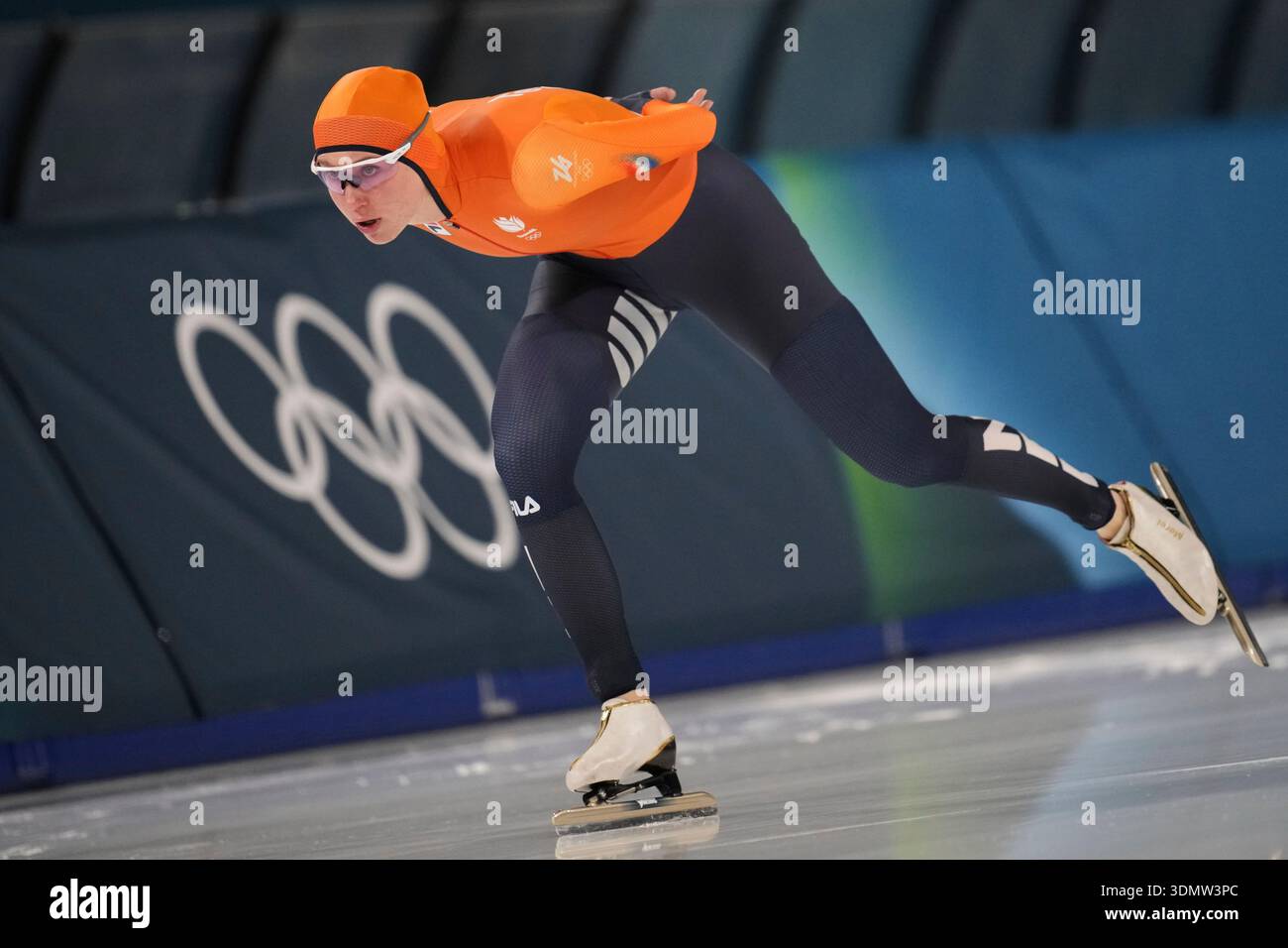 Merel Conijn of the Netherlands competes in the women's 3,000 meters ...