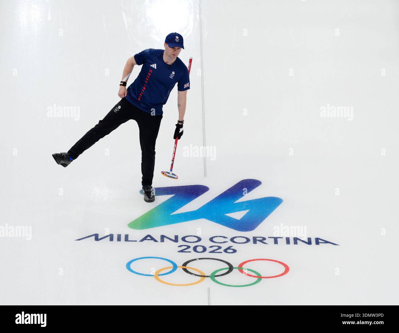 Great Britain's Bruce Mouat during the Curling Mixed Doubles Round ...