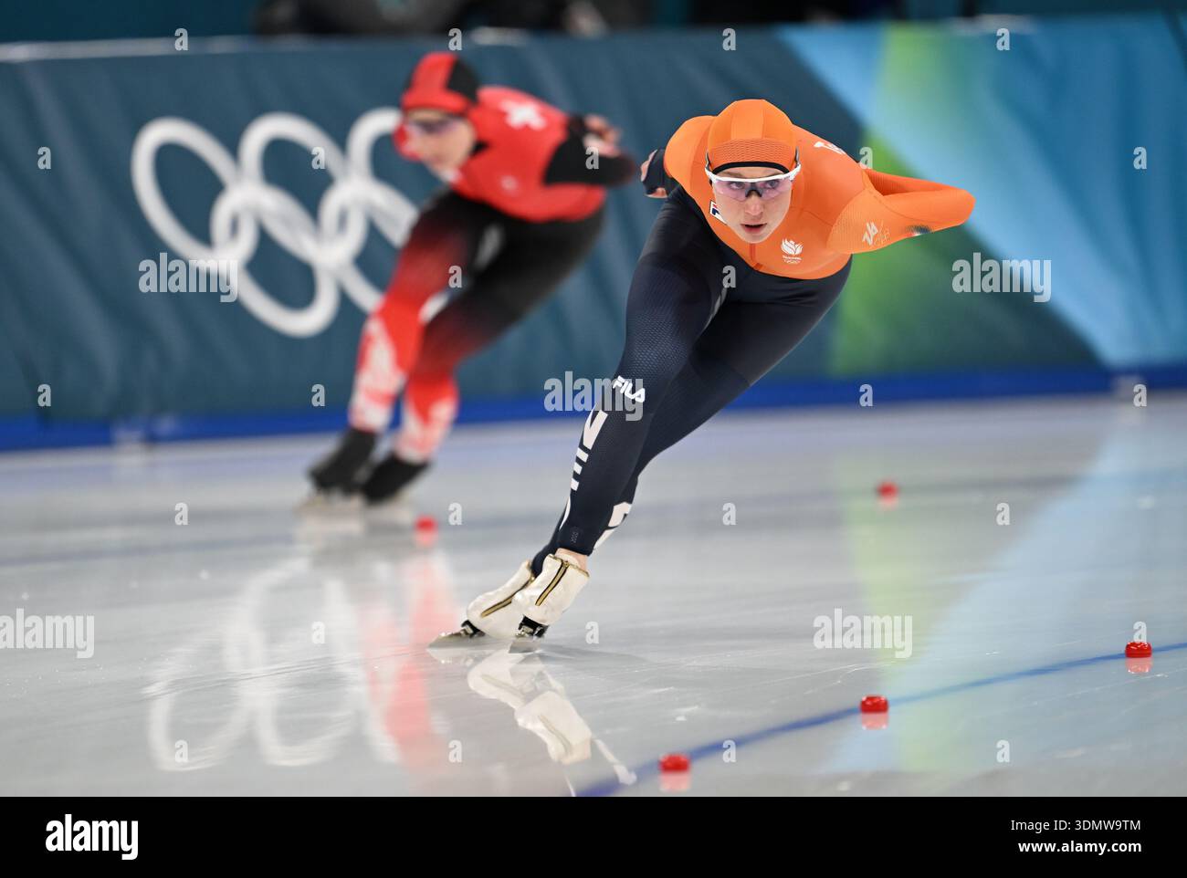 CONIJN Merel of the Netherlands skates during women's 3000m speed ...