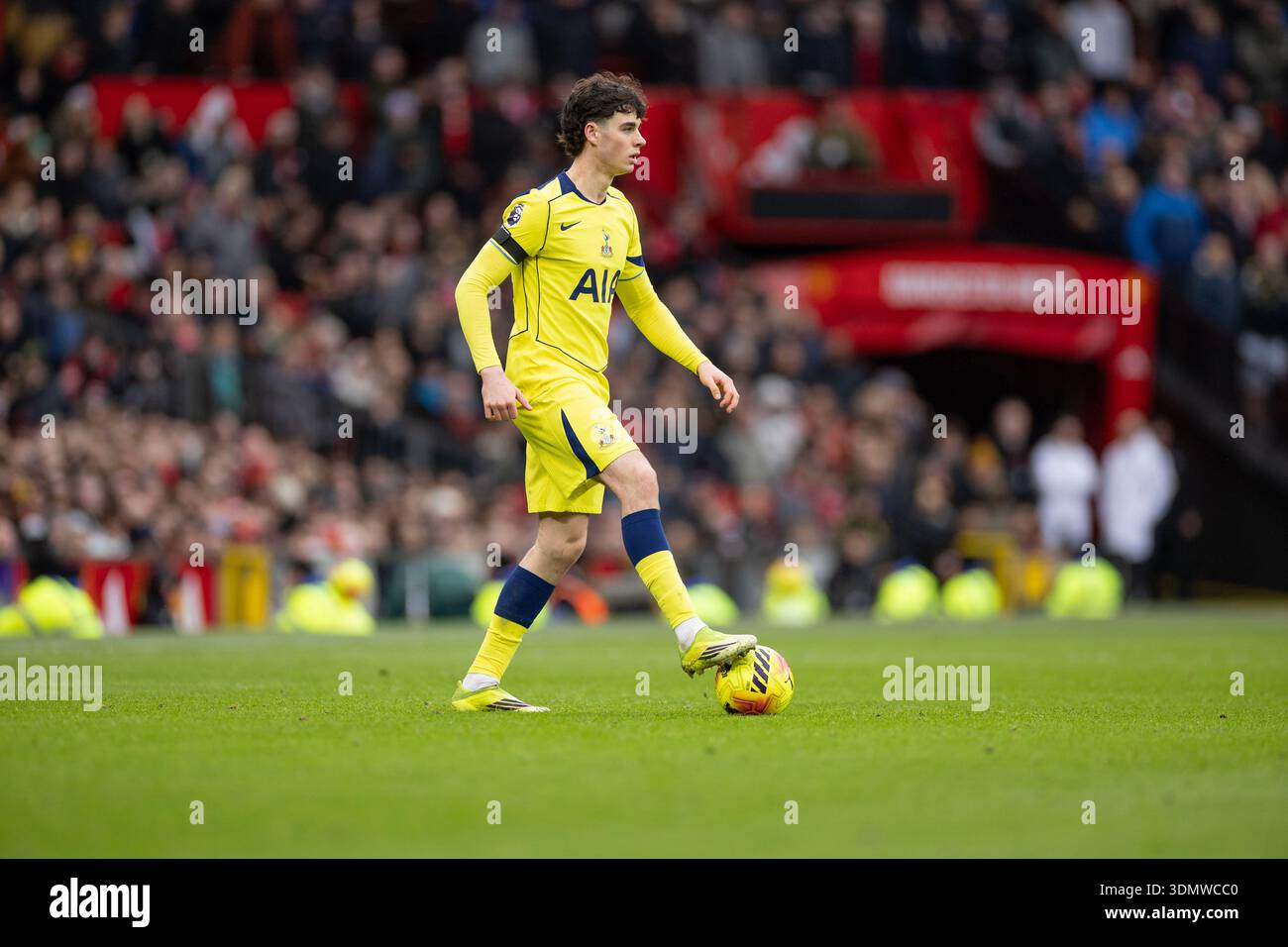Archie Gray #14 of Tottenham Hotspur F.C. in action during the Premier ...