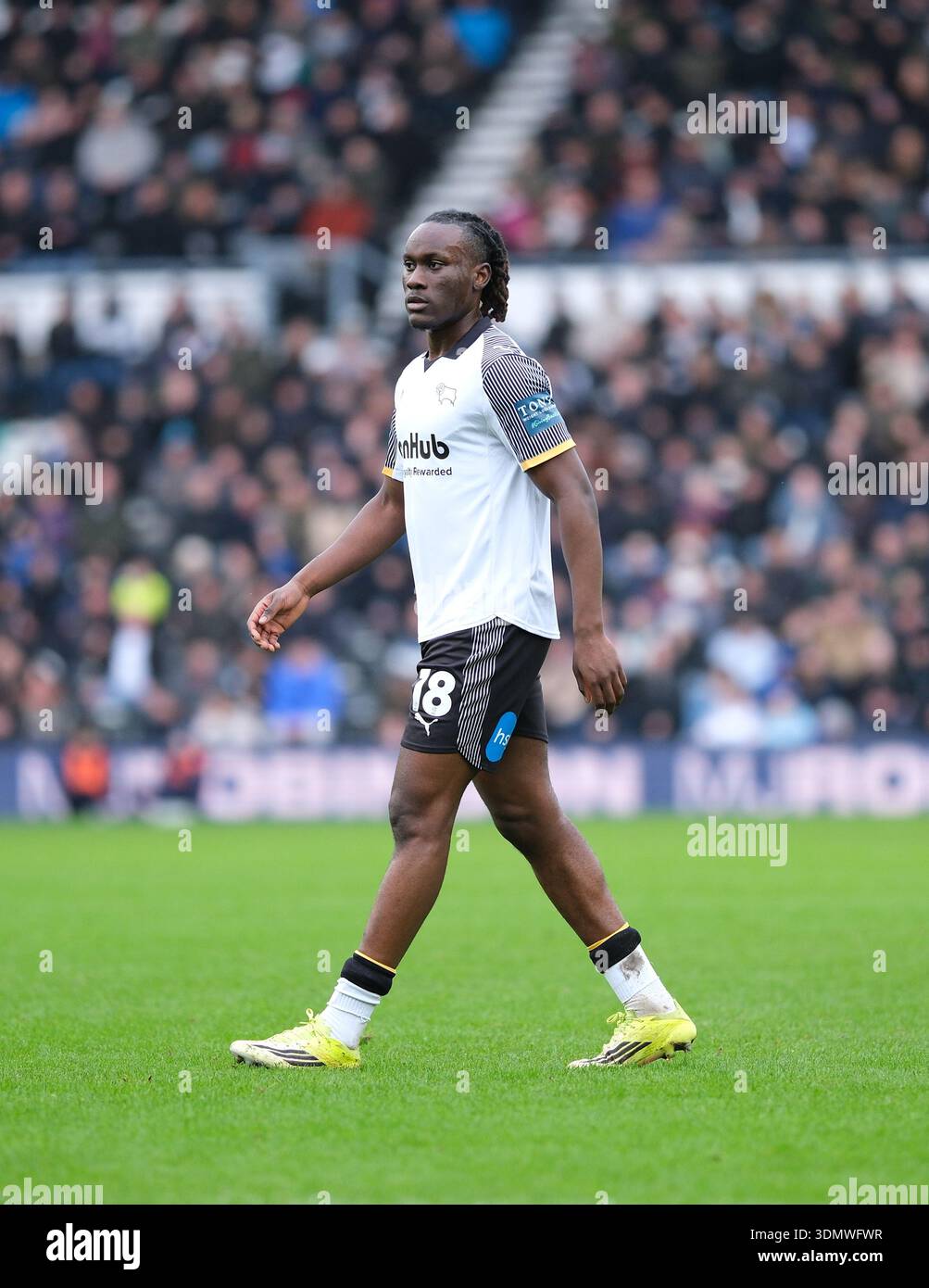 7th February 2026; Pride Park Stadium, Derby, Derbyshire, England; EFL ...
