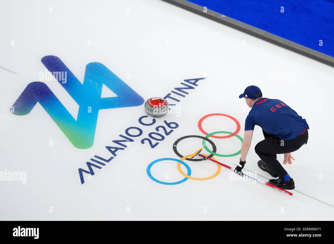 Great Britain's Bruce Mouat during the Curling Mixed Doubles Round ...