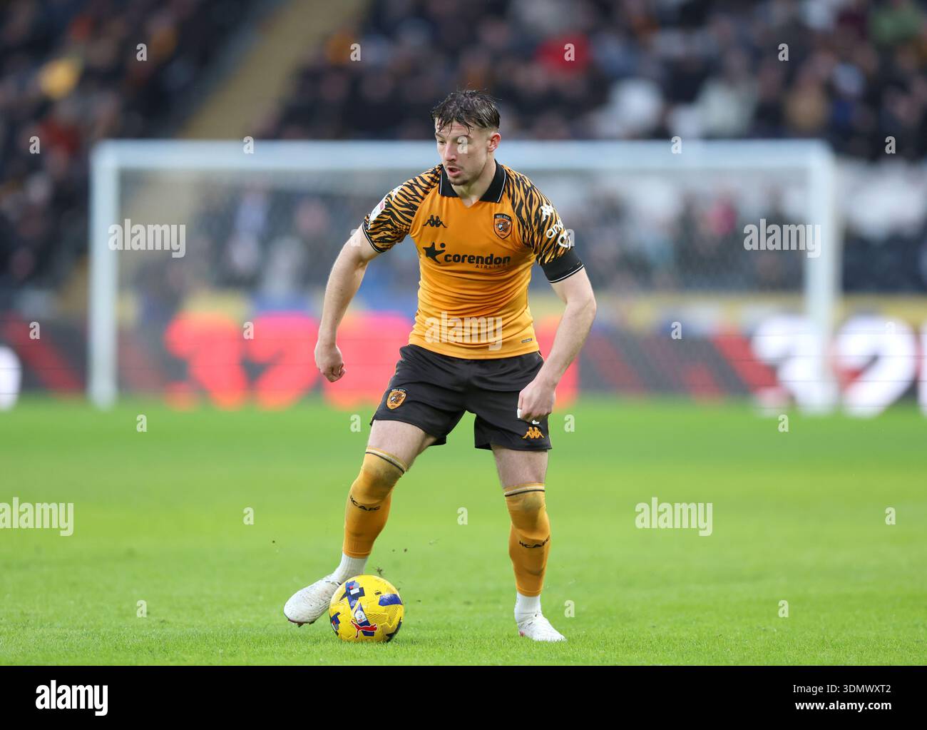 Hull City's Charlie Hughes during the Sky Bet Championship match at the ...