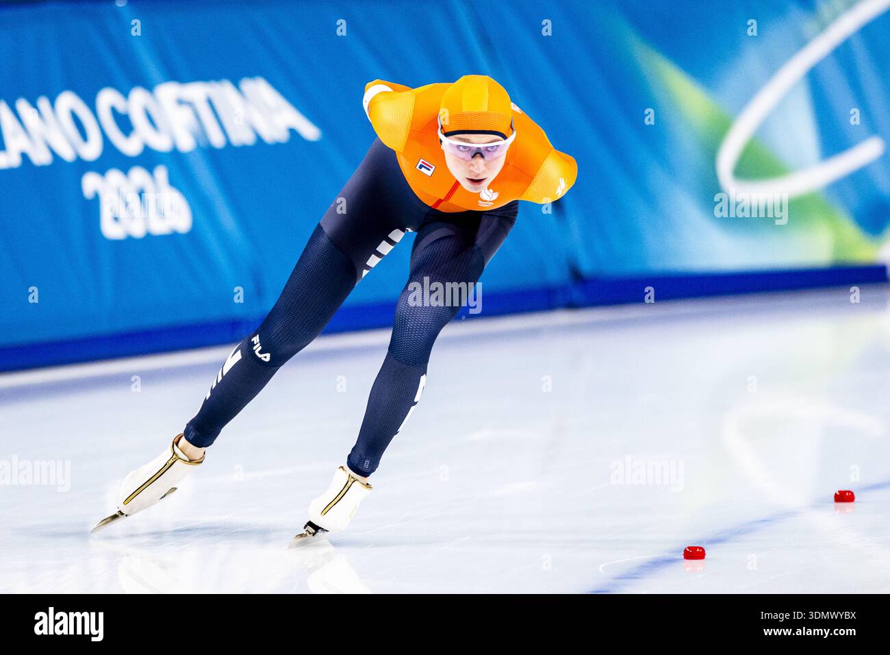 MILAN - Merel Conijn during the 3,000 meters of long track speed ...