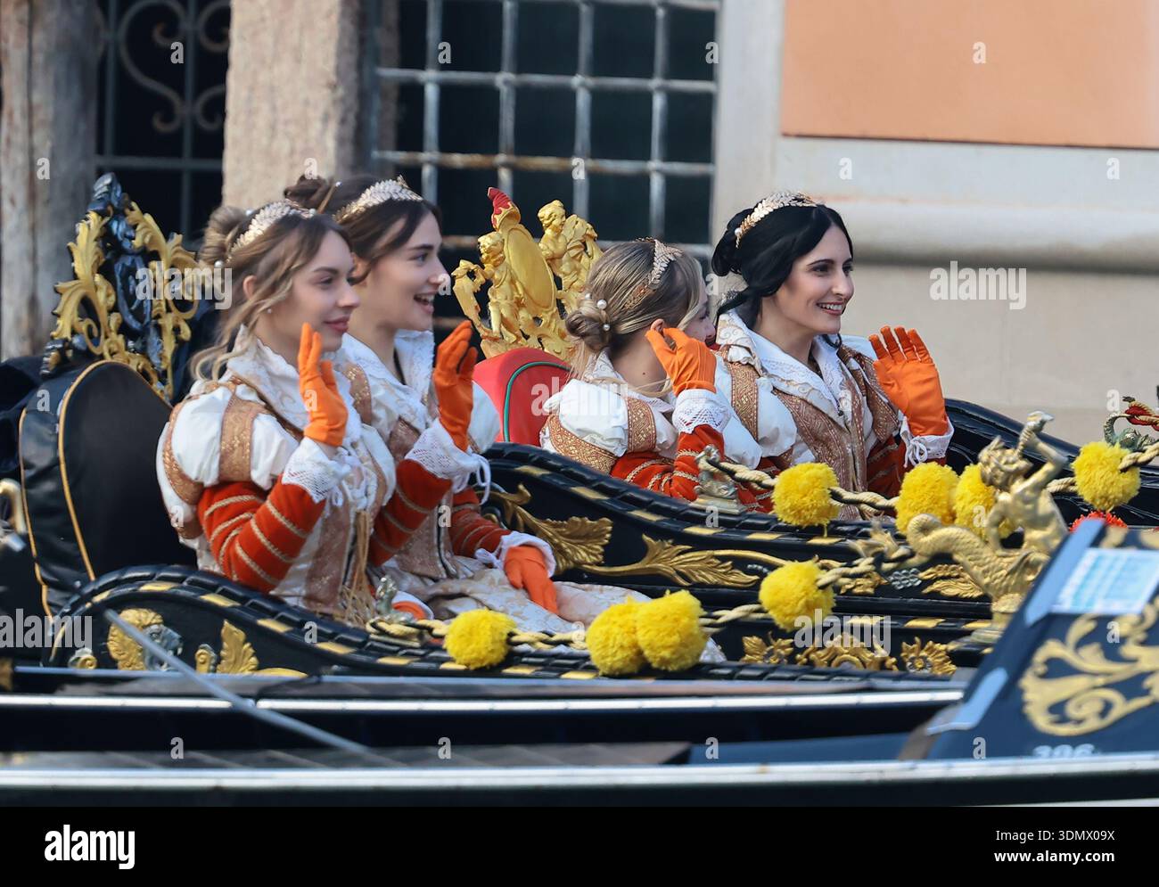 First official outing for the 12 Maries of Carnival with the procession ...